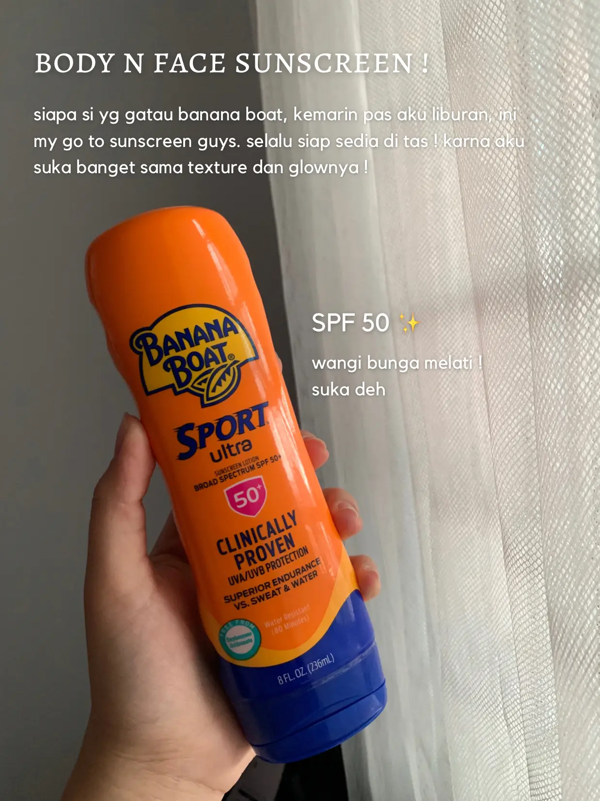 sunscreen yg selalu aku bawa kalau pergi liburan ! | Galeri diposting ...