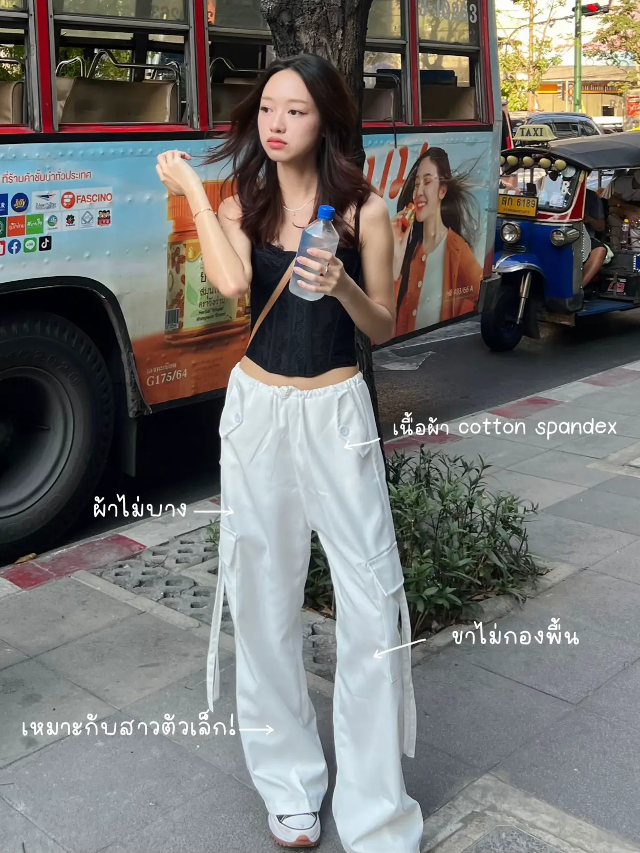 ป้ายยา Cargo pants สาวตัวเล็ก ราคาหลัก100🪩🤍 | แกลเลอรีที่โพสต์โดย Jn. jane | Lemon8