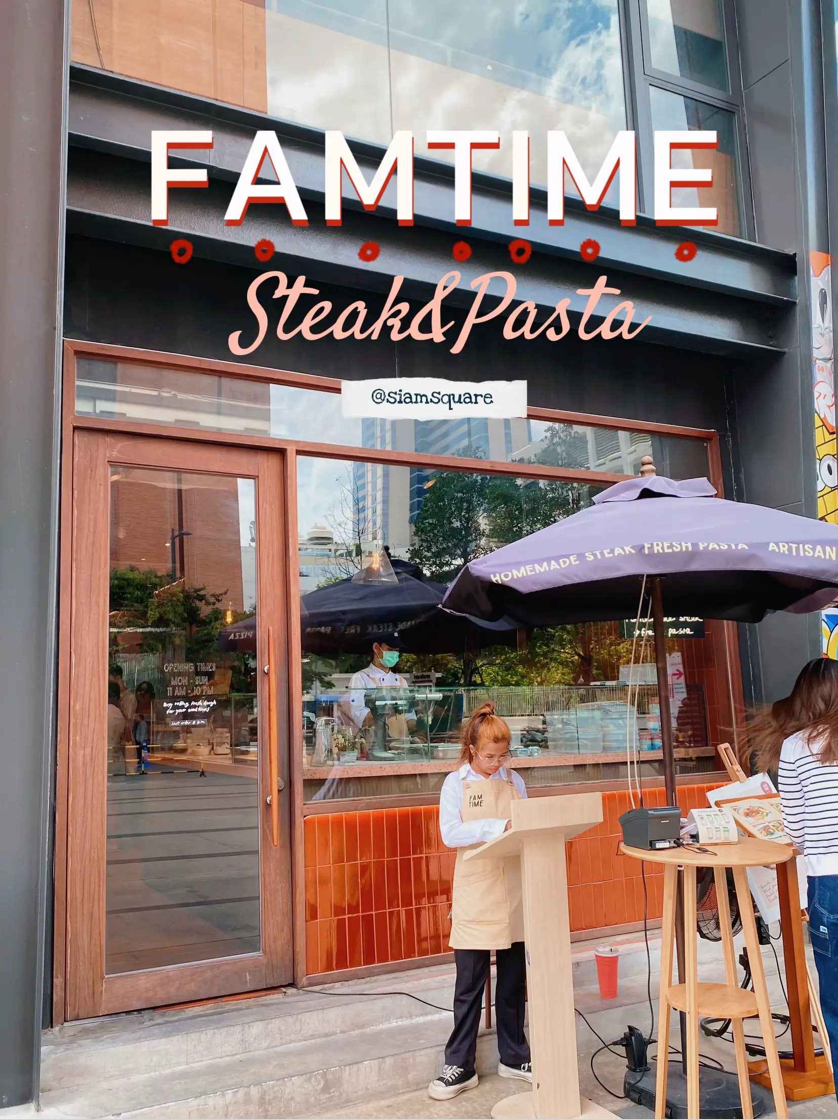 FAMTIME steak&pasta @siamsquare | แกลเลอรีที่โพสต์โดย Panggg | Lemon8
