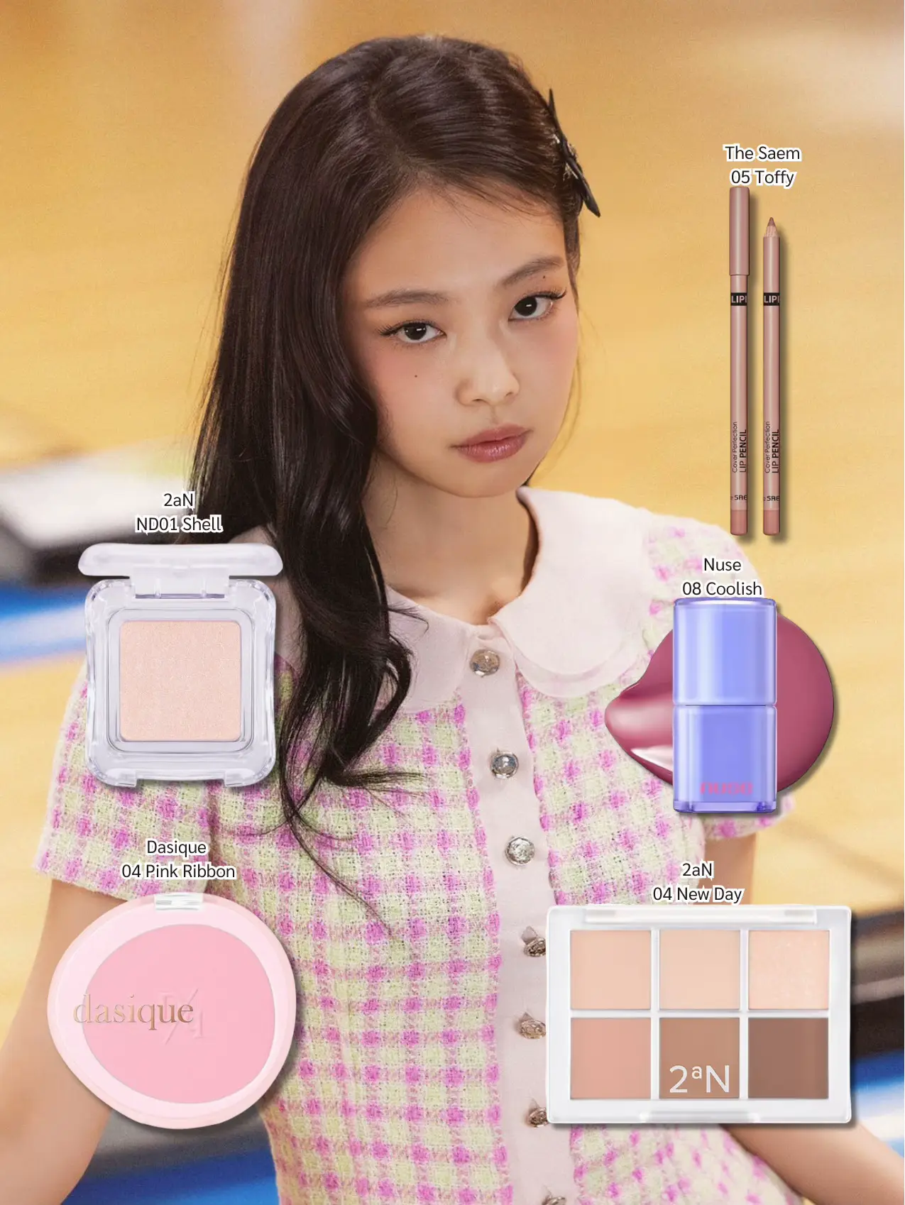 แกะเมคอัพ Jennie กับลุคเพลงใหม่ LOVE HANGOVER | แกลเลอรีที่โพสต์โดย GIGIKOREA | Lemon8