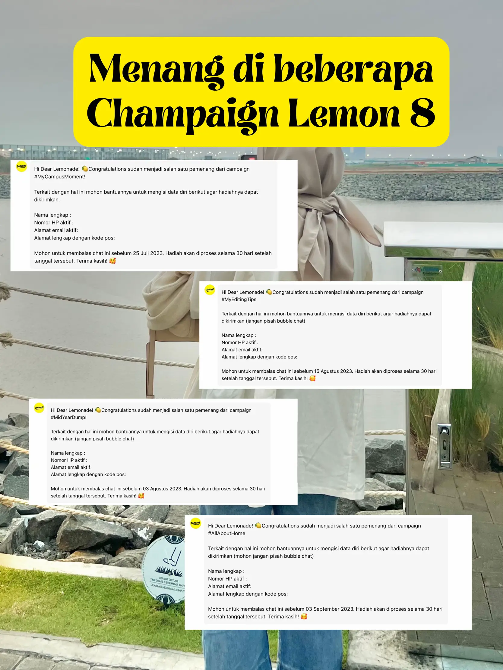 APA AJA YANG AKU DAPETIN SELAMA KENAL LEMON8 ?💗🫶🥰 | Galeri diposting oleh Vitaatasa | Lemon8