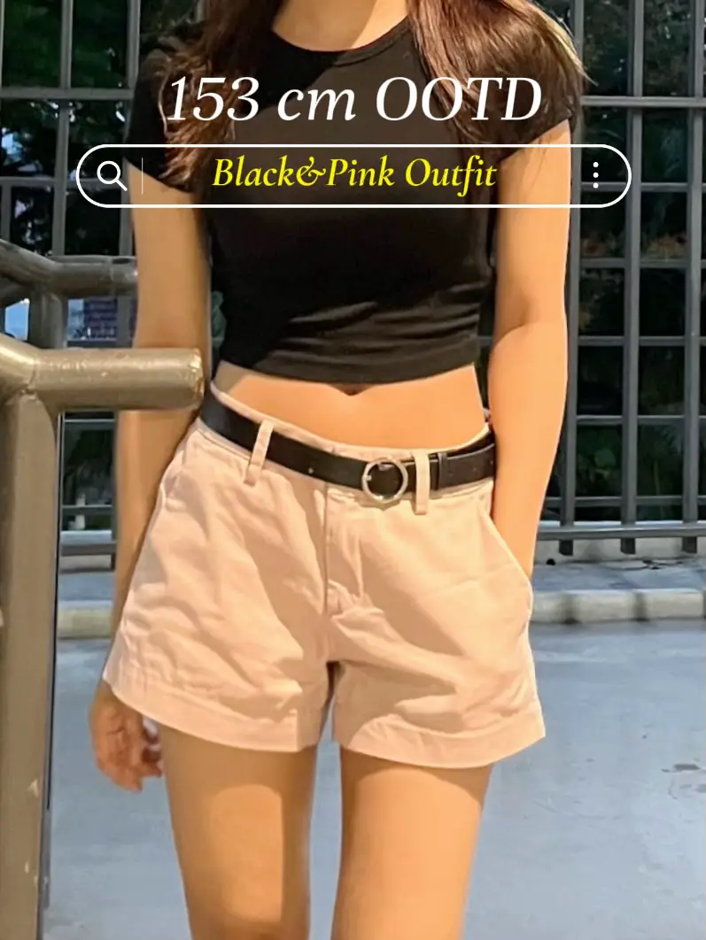 🐦‍⬛Black&Pink OOTD🎀 | แกลเลอรีที่โพสต์โดย yin*yang | Lemon8