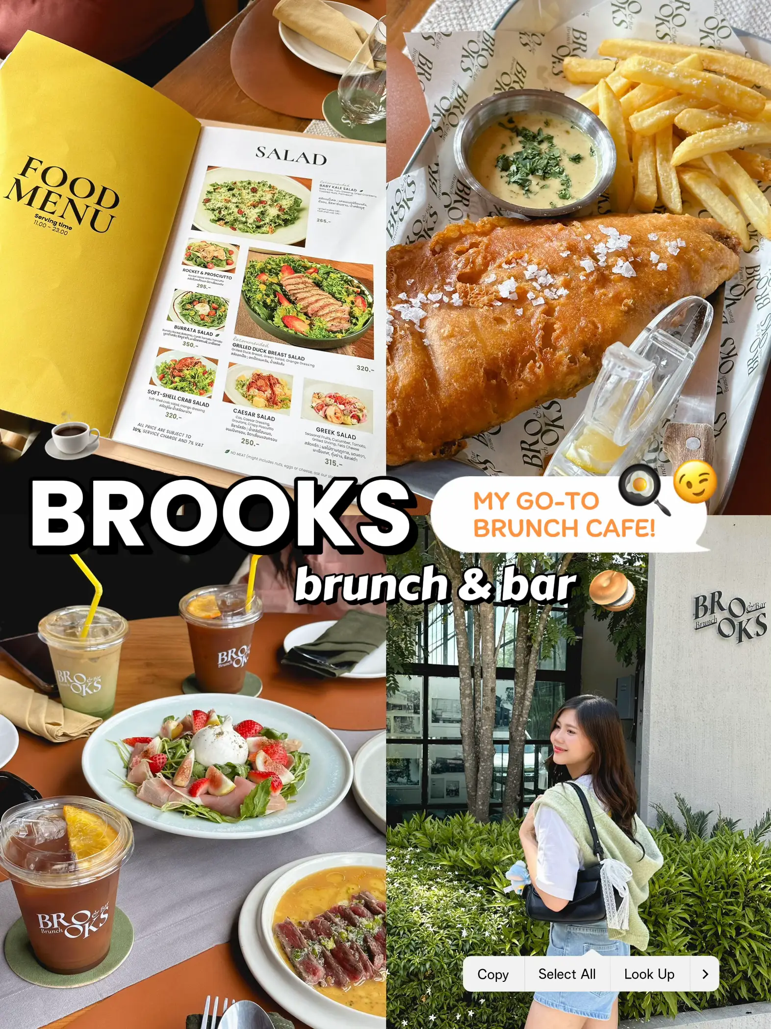 Brooks Brunch & Bar ร้าน Brunch ไวบ์ดีย่านอารีย์ 🥙🥓🫒 | แกลเลอรีที่โพสต์โดย ไปด้วยดิ | Lemon8