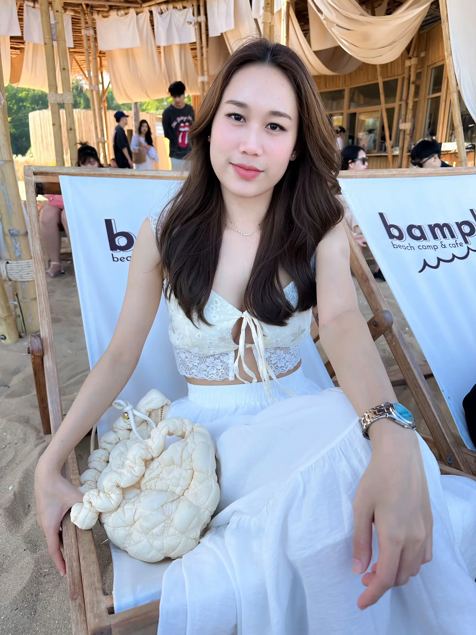 ร้านคาเฟ่ในหัวหิน🌊 ( Bamp beach camp cafe ) | แกลเลอรีที่โพสต์โดย Pang Elsa💗 | Lemon8