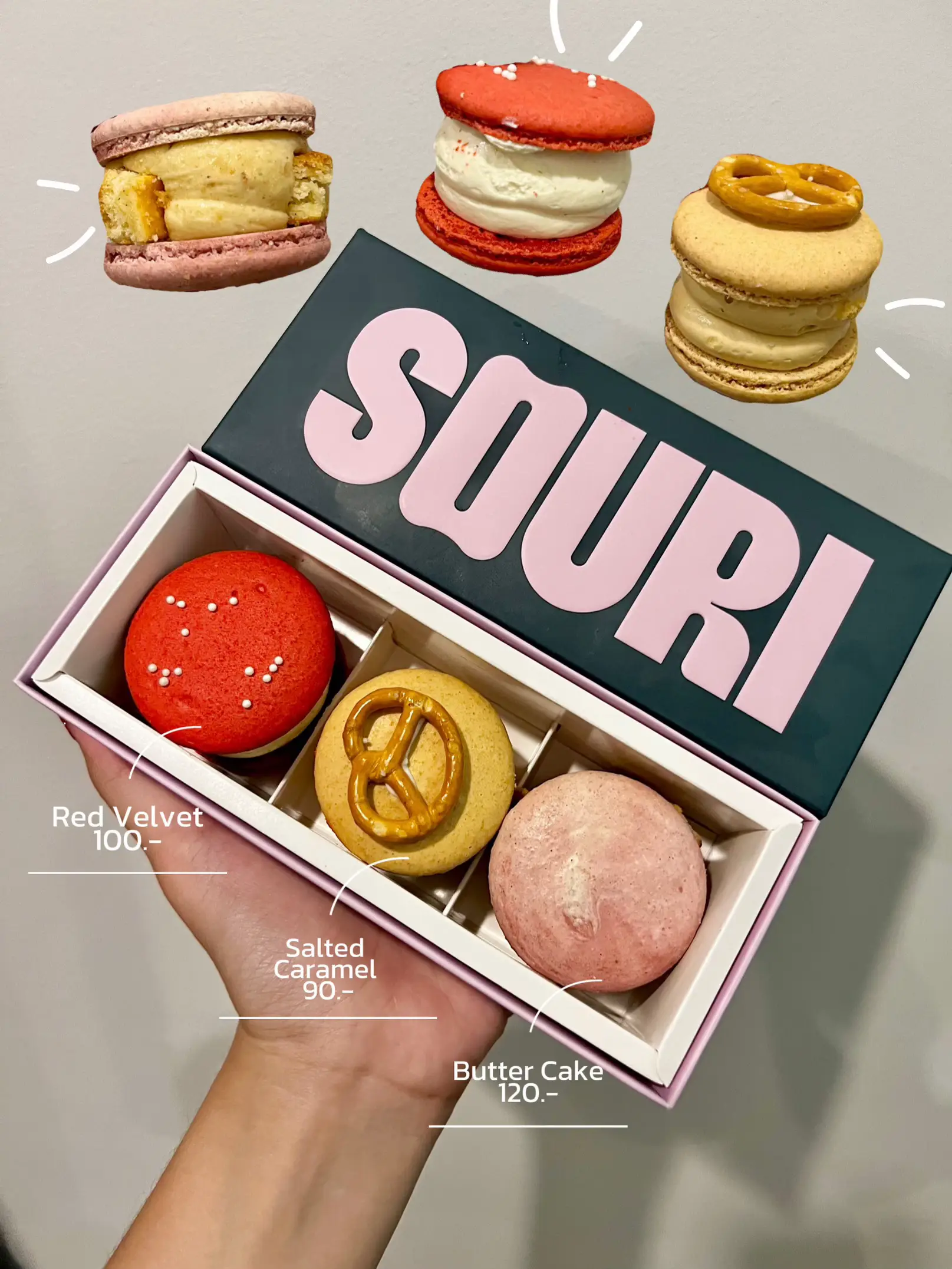 มาการอง Souri ที่ไม่ได้มีดีแค่หน้าตา!💖 | แกลเลอรีที่โพสต์โดย Noey🧀 | Lemon8