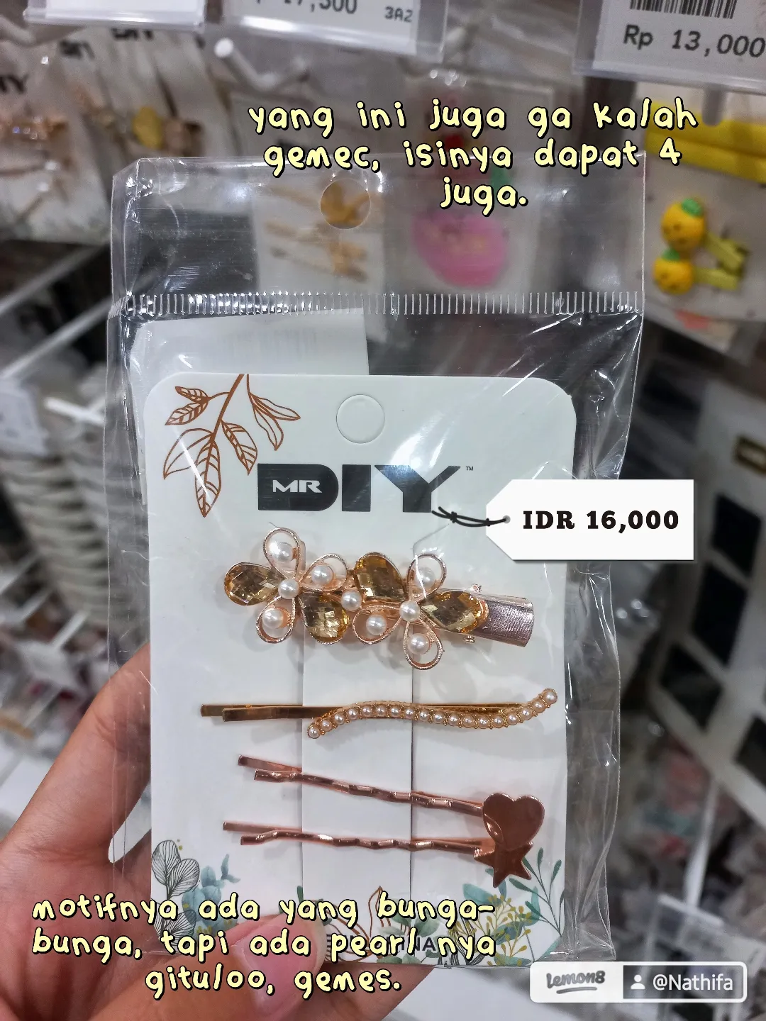 Hair Clip Gemec di Mr.DIY, 10-rb an doang😱‼️ | Galeri diposting oleh ...