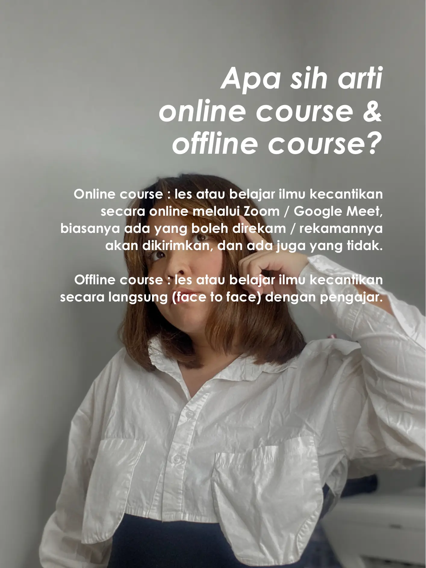 Mending online / offline course?😬🤔 | Galeri diposting oleh Friska M | Lemon8