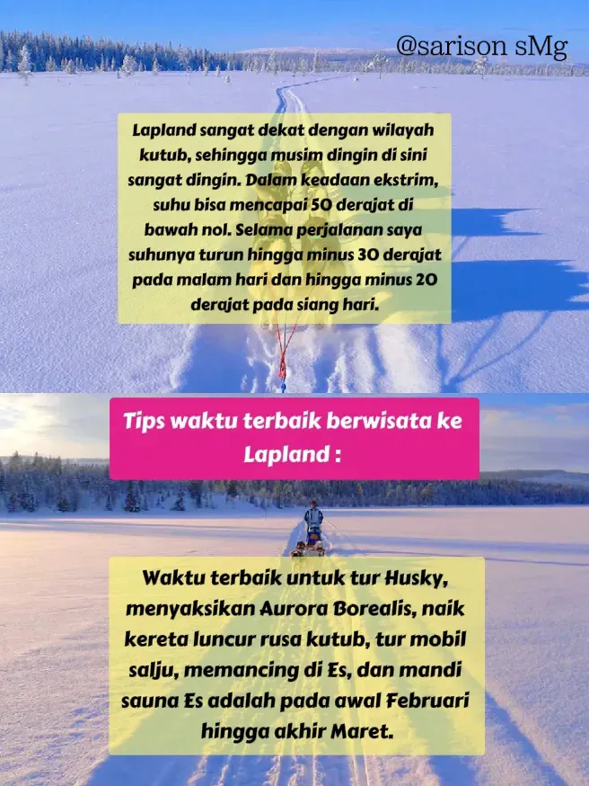 Tips wisata musim salju di Rovaniemi, Finlandia🐕‍ | Galeri diposting ...