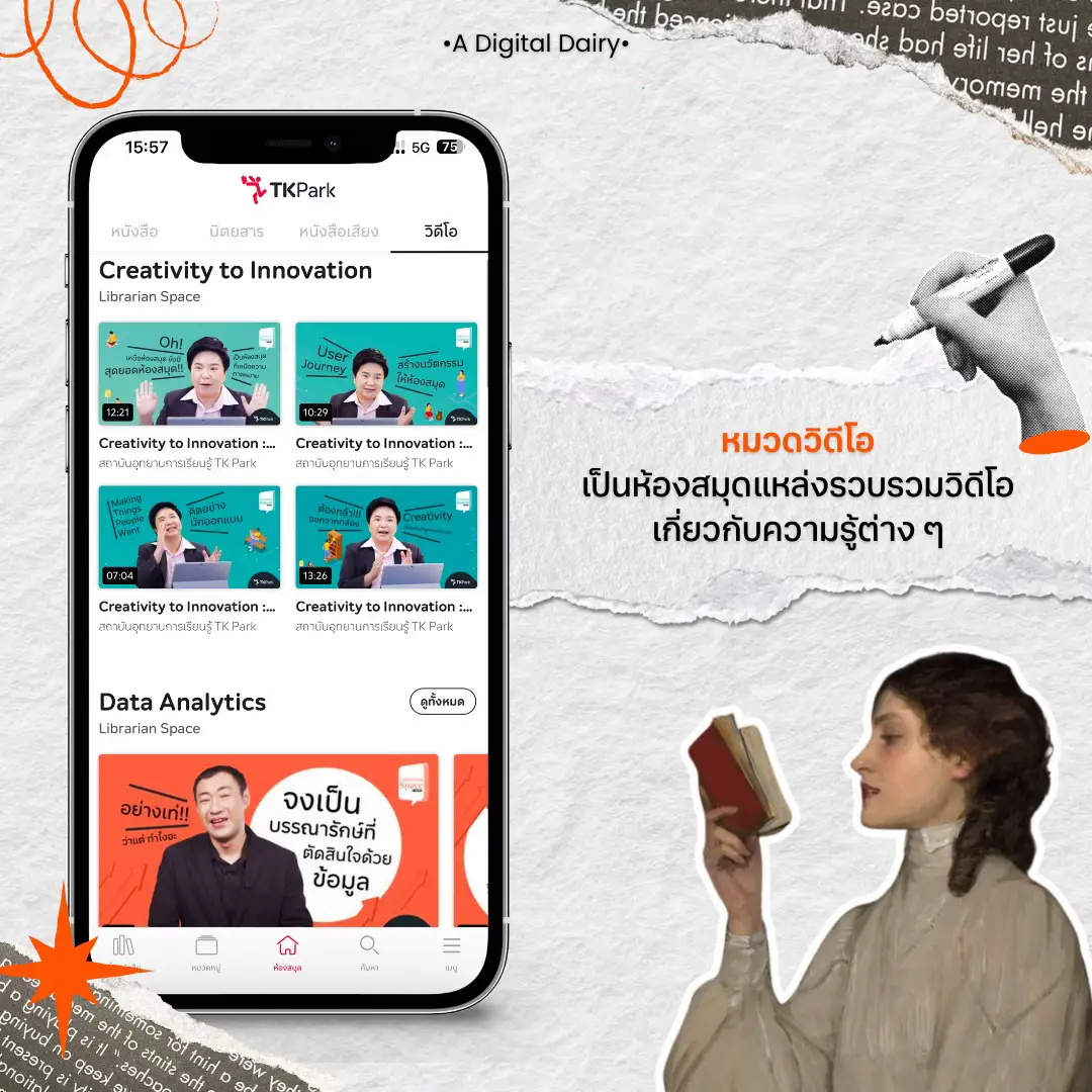 TK Read ห้องสมุดอ่าน E-book ฟรี ไม่เสียสักบาท | แกลเลอรีที่โพสต์โดย A Digital Diary | Lemon8