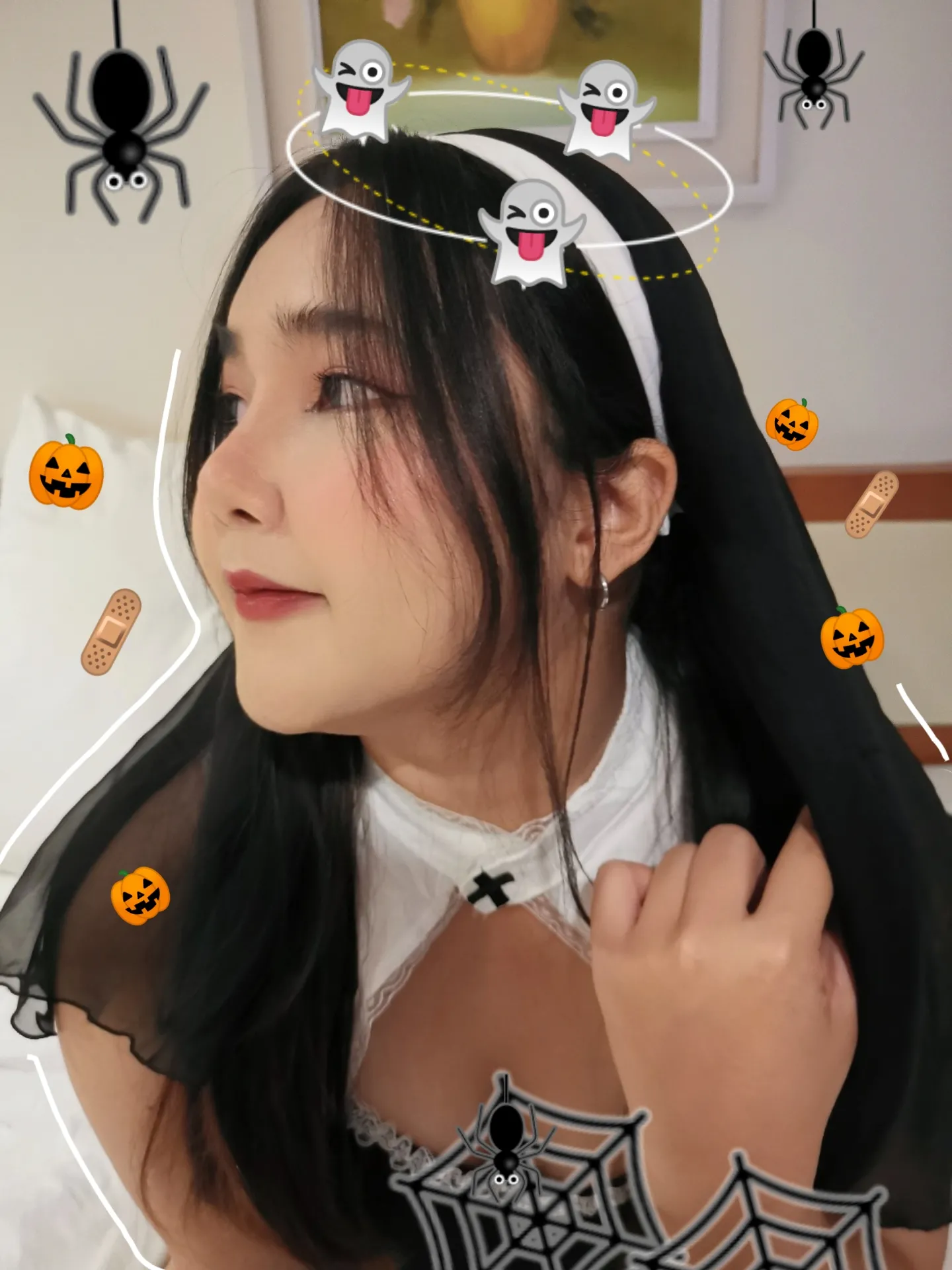 Cosplay nun costume halloween👻 | แกลเลอรีที่โพสต์โดย ภัทรบอกต่อ | Lemon8