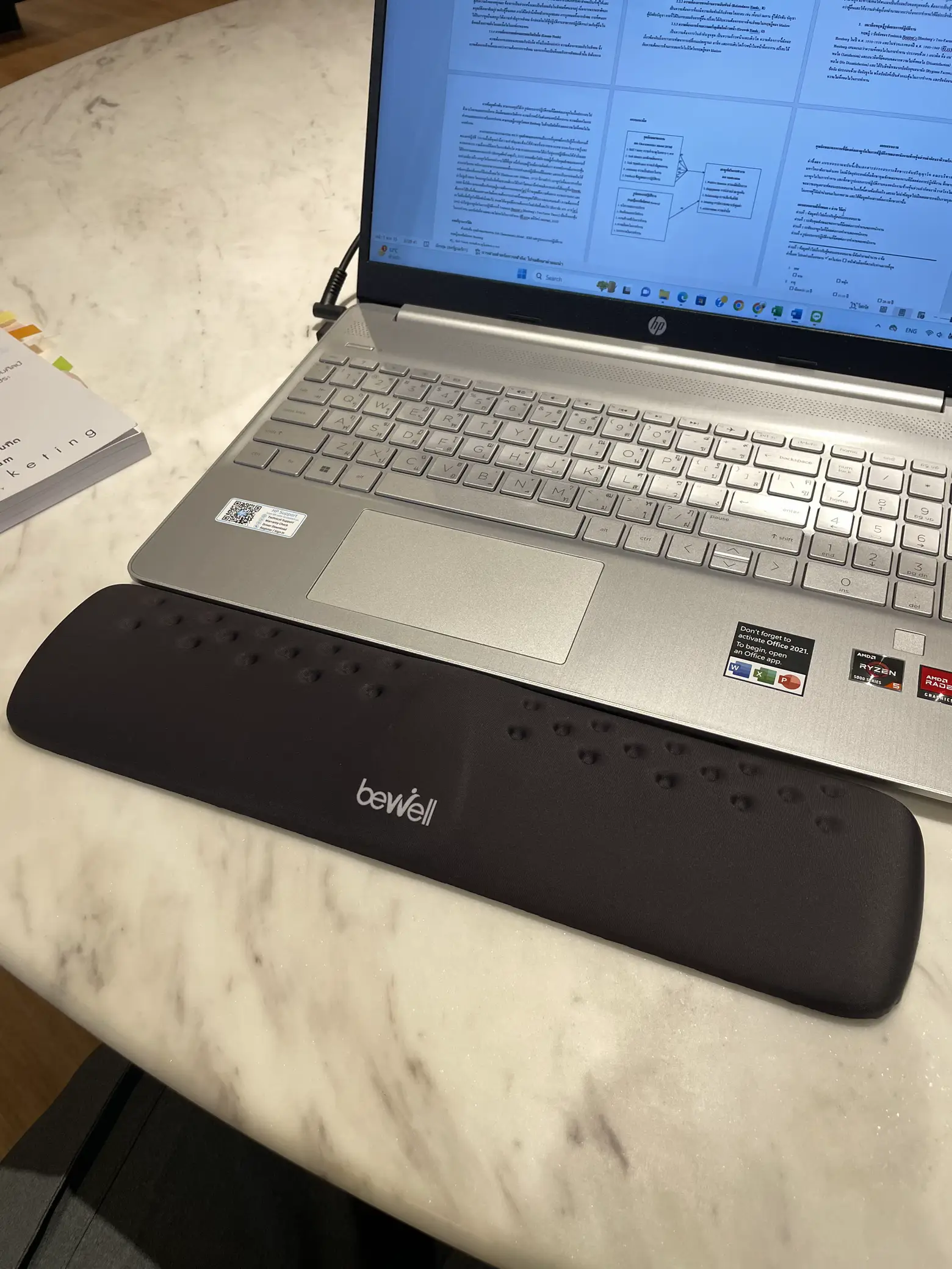 เสียเงินไม่ว่าเสียสุขภาพไม่ได้ Bewell เซ็ตแผ่นรองเม้าส์ | แกลเลอรีที่โพสต์โดย aatomcus | Lemon8