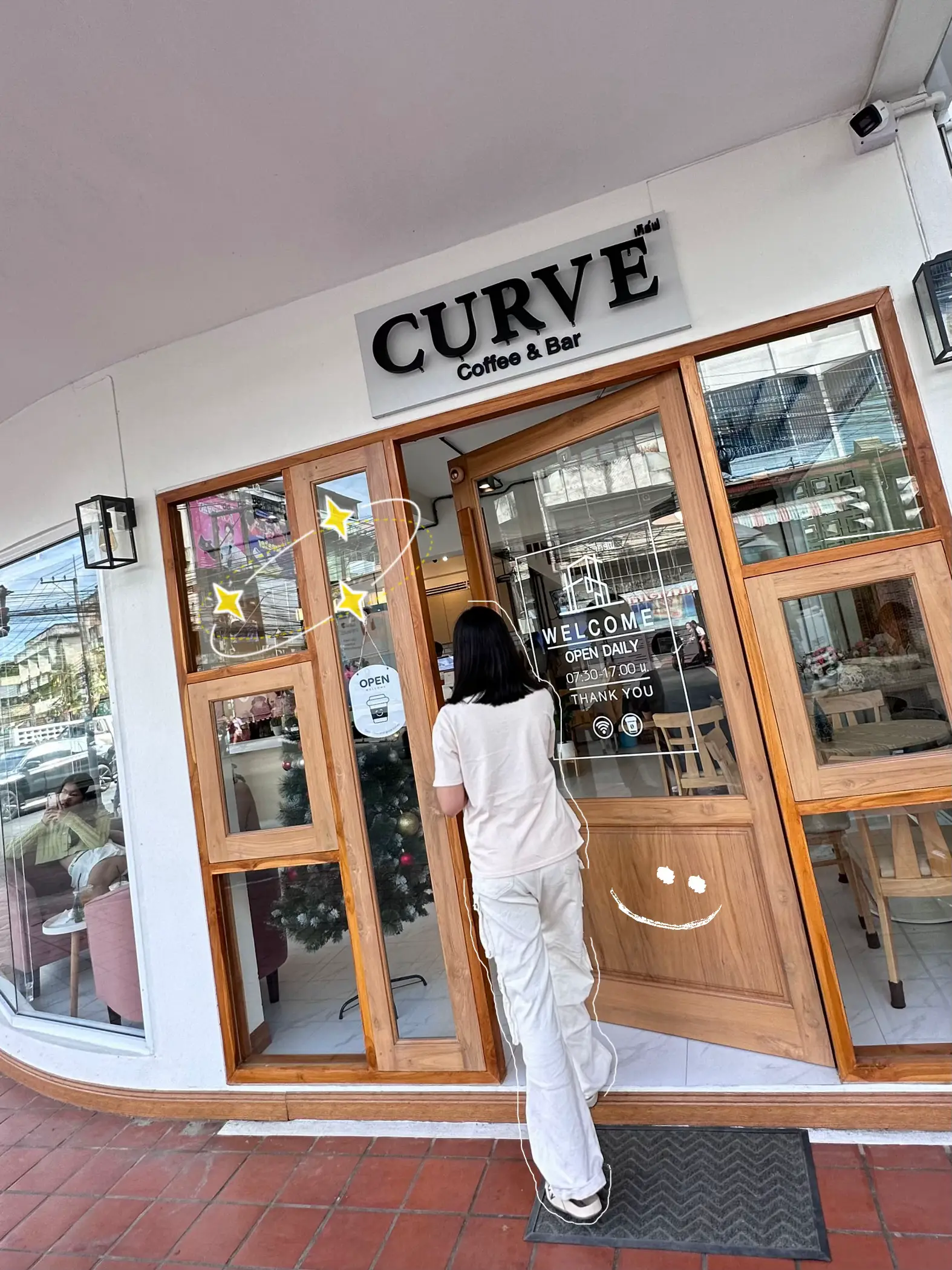 Curve cafe🟠 | แกลเลอรีที่โพสต์โดย ฉันชอบเที่ยว | Lemon8