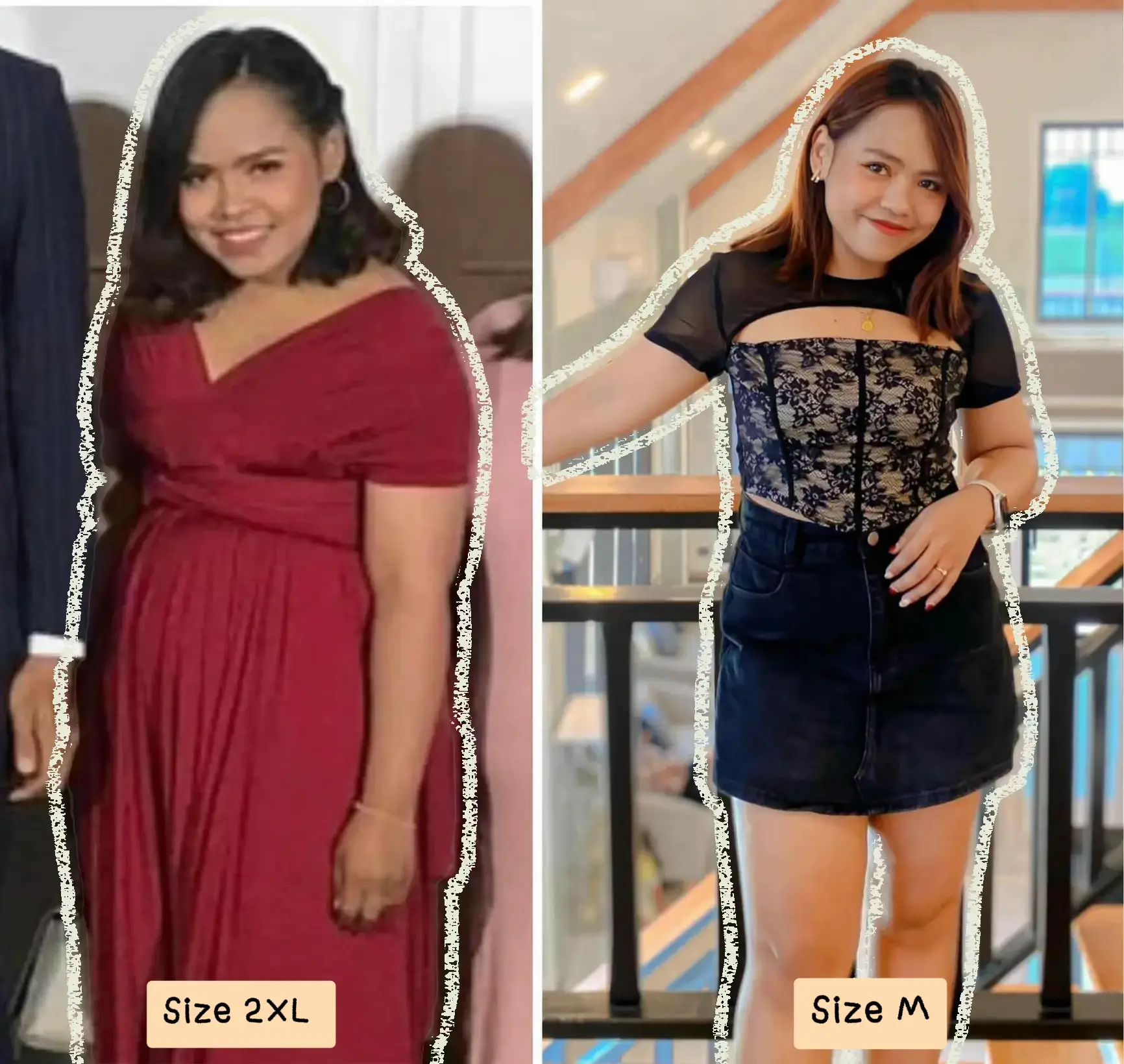 พี่กับน้อง รวมกันลดไป 87 Kg. 💪🏻 | แกลเลอรีที่โพสต์โดย Soraya Pothong | Lemon8