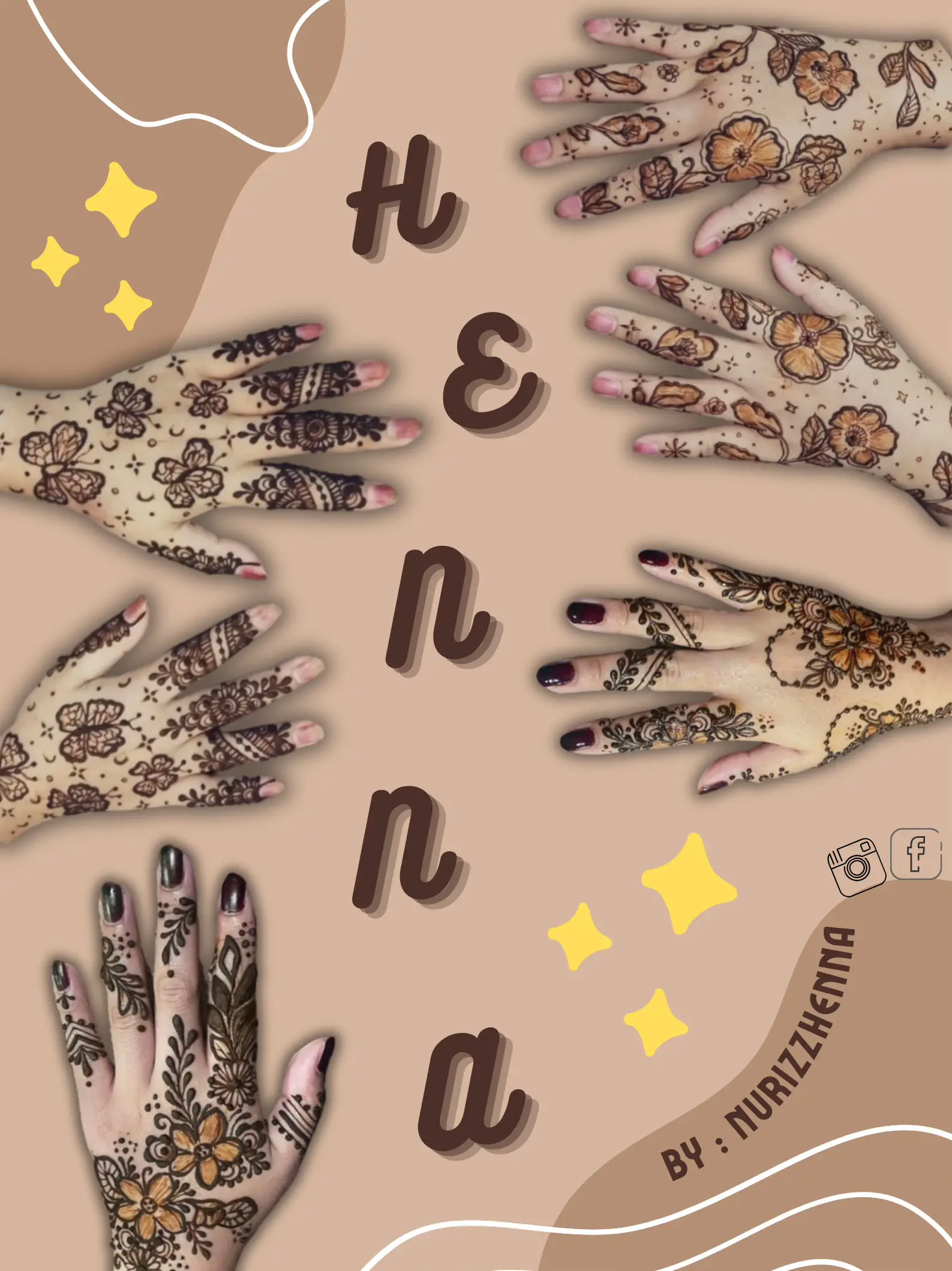 HENNA BY NURIZZHENNA ˚༘♡ | Gallery posted by nadrah ♡ | Lemon8