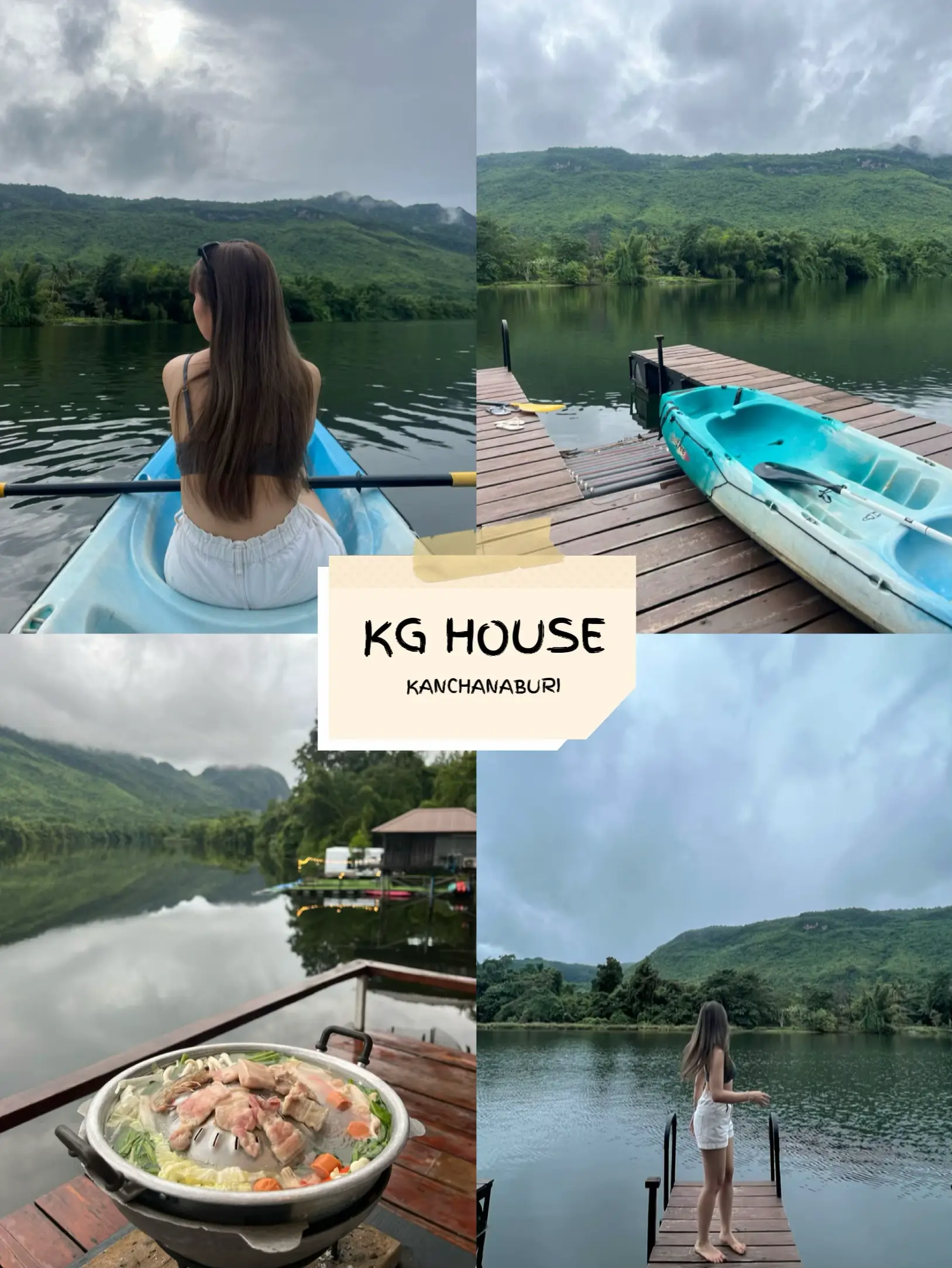 📍KG House 🍃 ที่พักกาญจนบุรี พายคายัค ราคาหลักพัน วิวหลักล้าน | แกลเลอรี ...