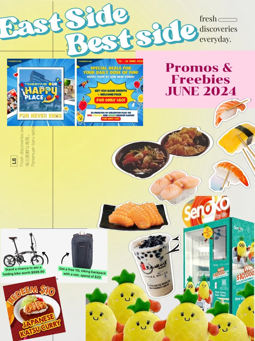 EAST SIDE BEST SIDE - Promos & Freebies 12-16 June | Gallery posted by ...