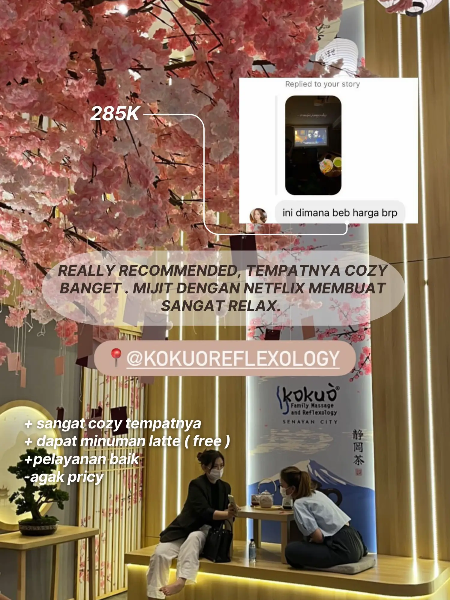 KOKUO REFLEXOLOGY, pijat sambil NETFLIX ?? | Galeri diposting oleh ...