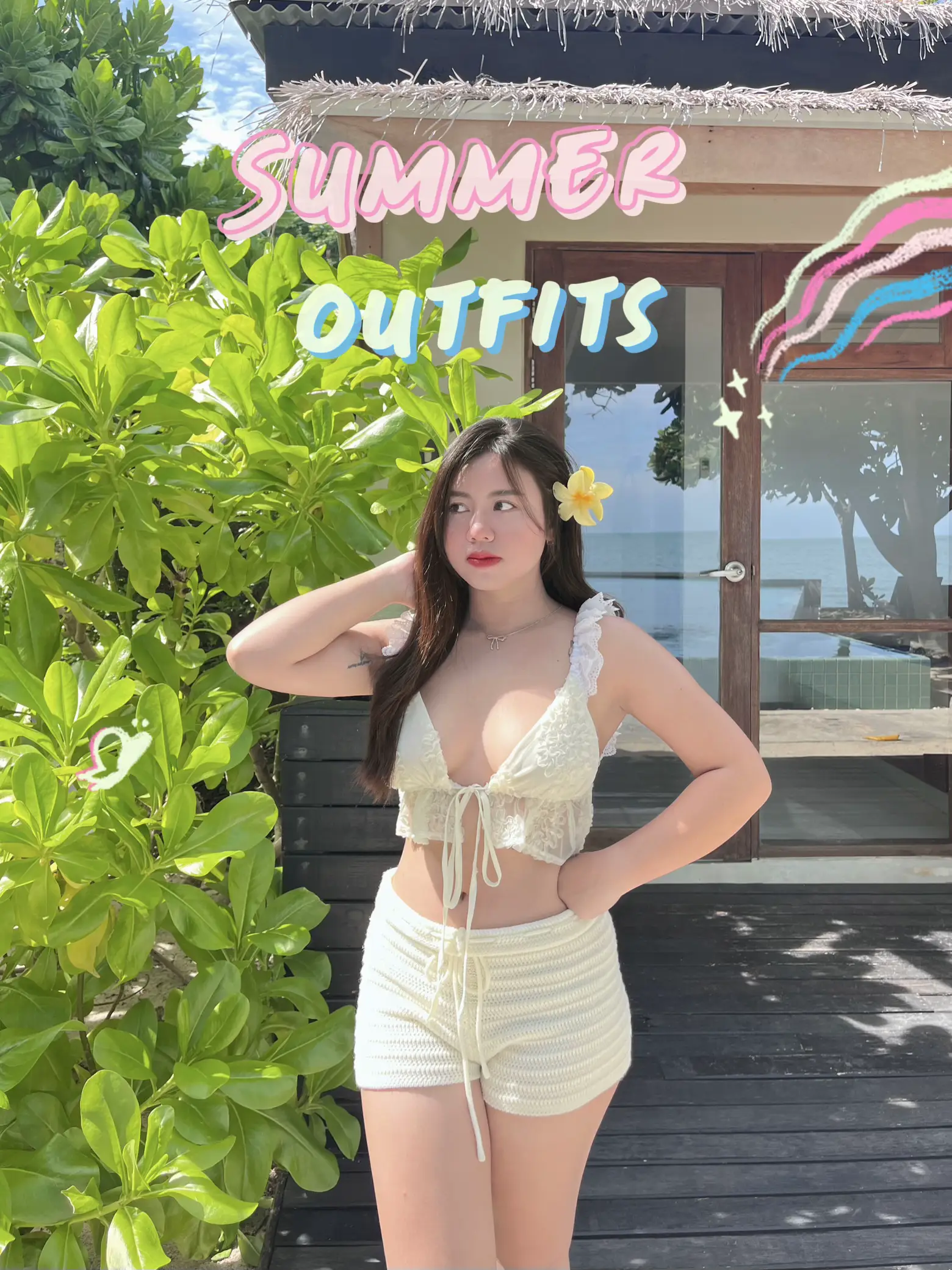 OOTD แต่งตัวไปทะเล🏝️🐠🌤️ | แกลเลอรีที่โพสต์โดย Bambam | Lemon8