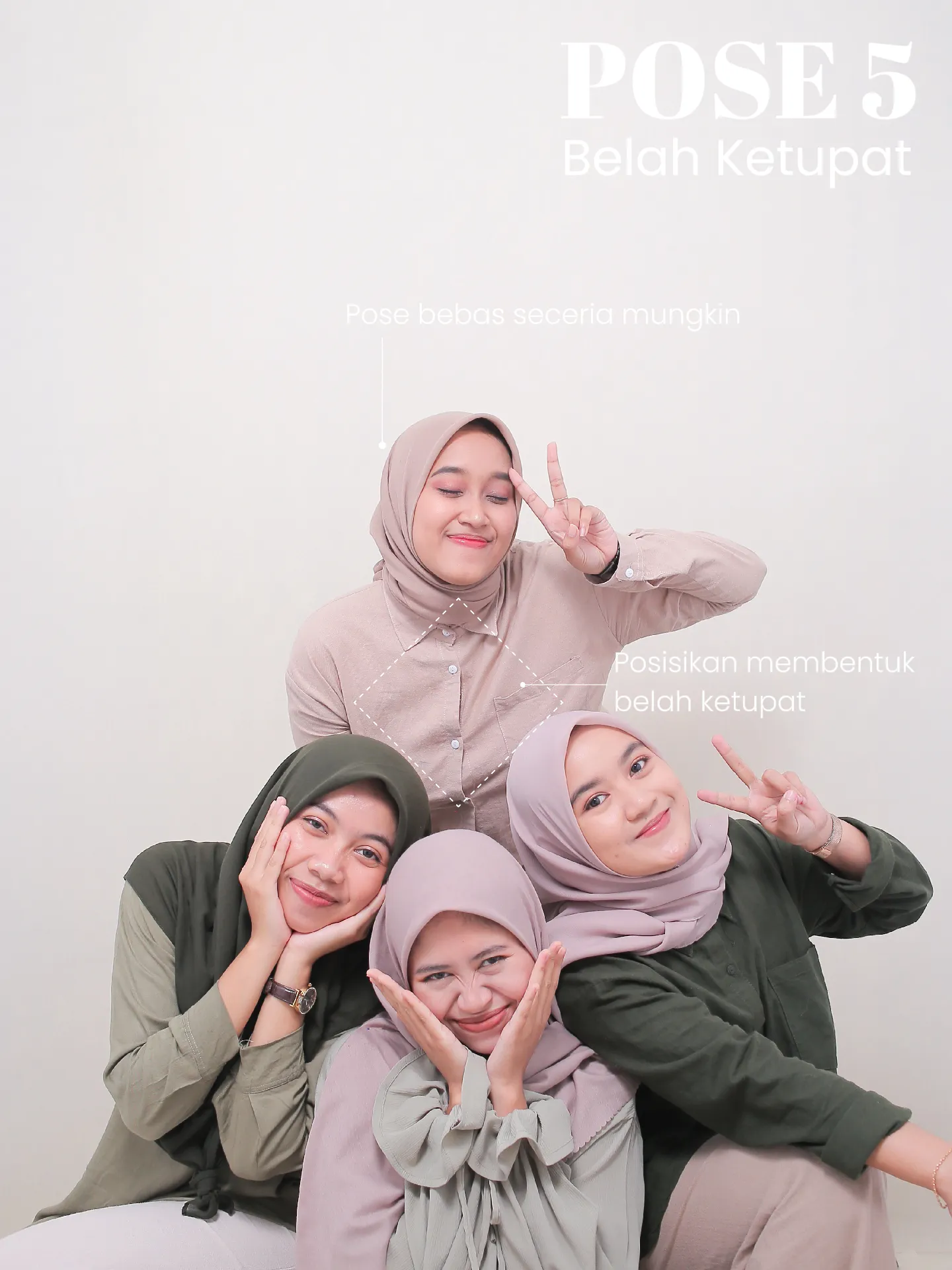 20 ide Gaya Foto Studio Bersama Bestie 4 Orang teratas di 2025