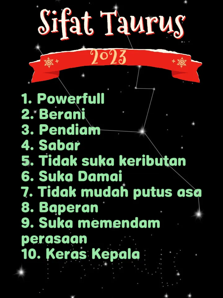 Zodiak Taurus Karakter - Pencarian Lemon8