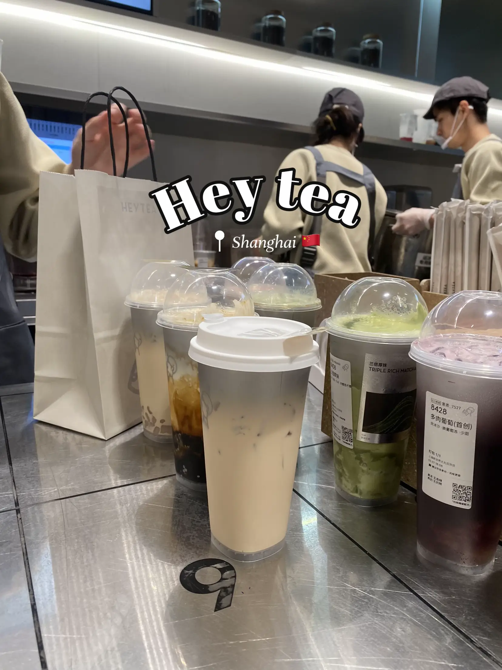Hey Tea🧋ที่เซี่ยงไฮ้ | แกลเลอรีที่โพสต์โดย 𝐁𝐱𝐧𝐬𝐢𝐫𝐢🍇 | Lemon8