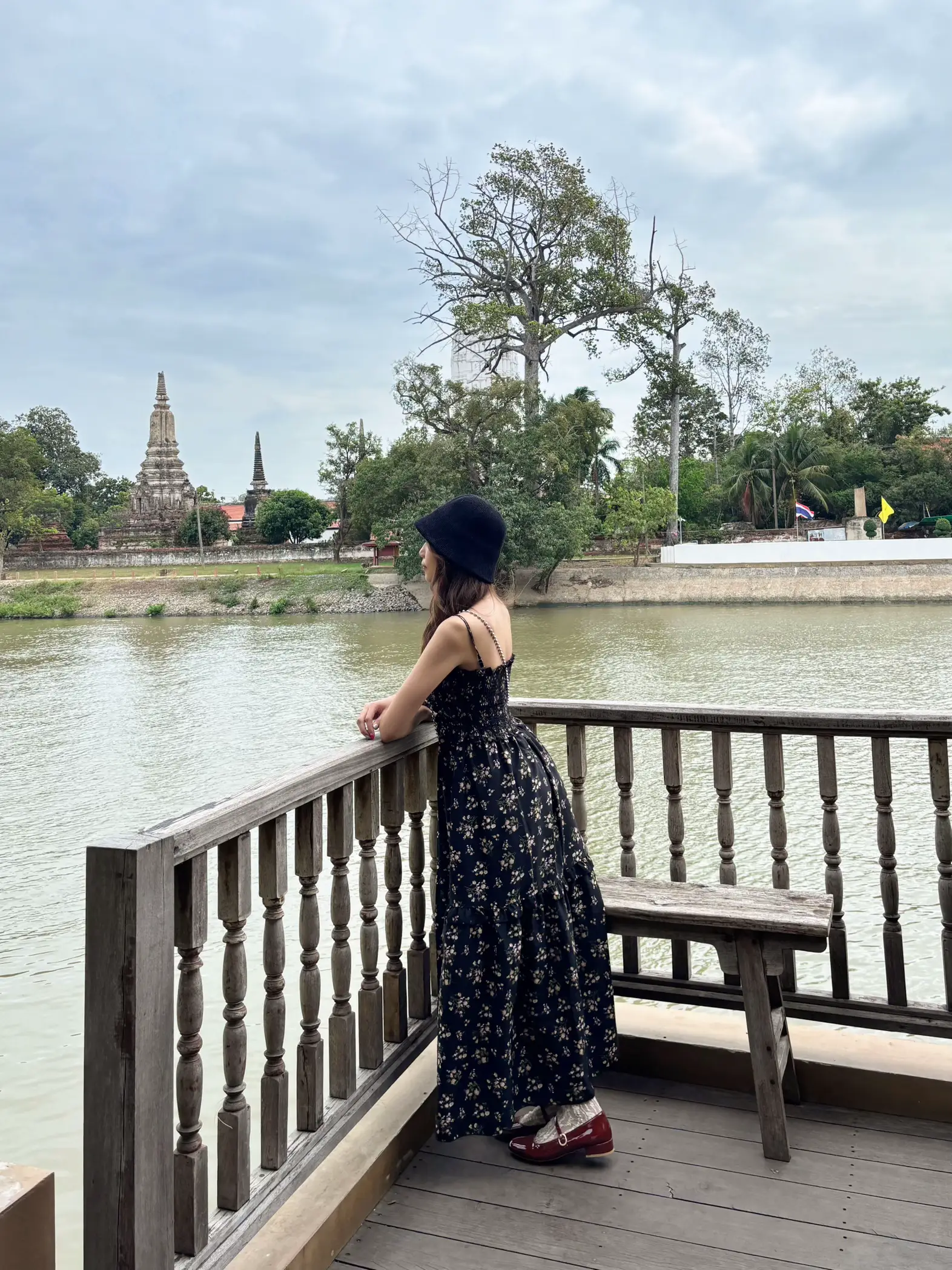 OOTD | ไปทำคอนท์คาเฟ่อยุธยา SYAMA AYUDHYA🛕วิวริมน้ำสวยปัง | แกลเลอรีที่ ...