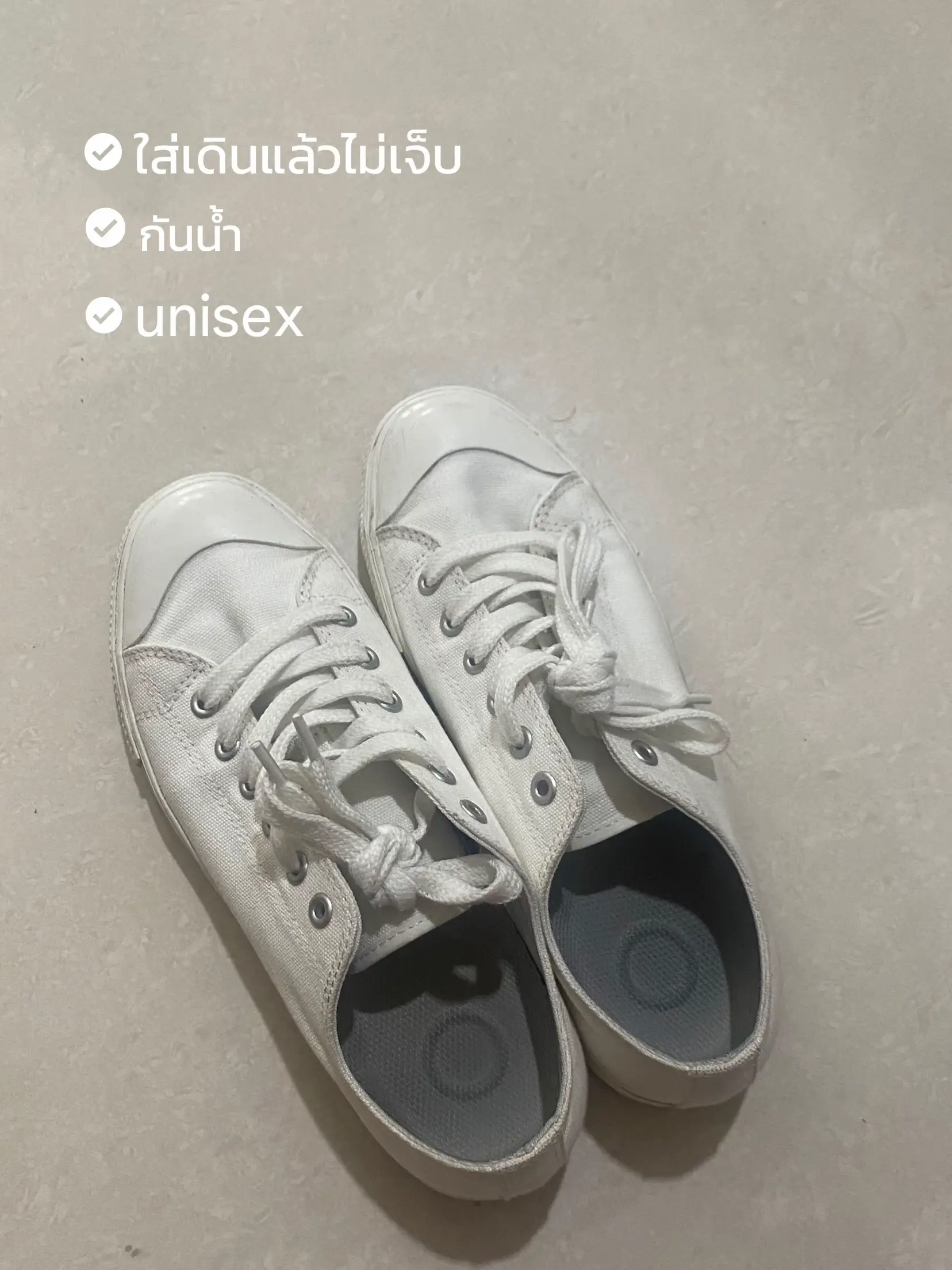 รองเท้าผ้าใบสุดมินิมอลจาก MUJI🤍 | แกลเลอรีที่โพสต์โดย sss | Lemon8