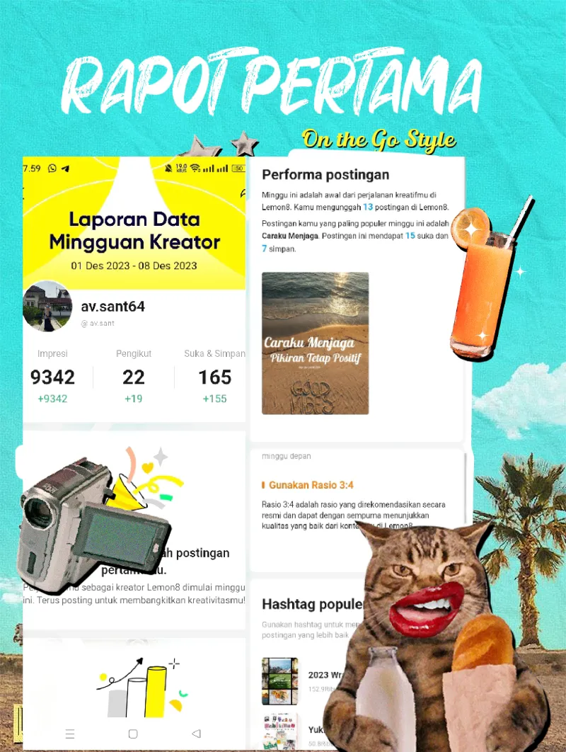 RAPOT PERTAMA | Galeri diposting oleh av.sant64 | Lemon8