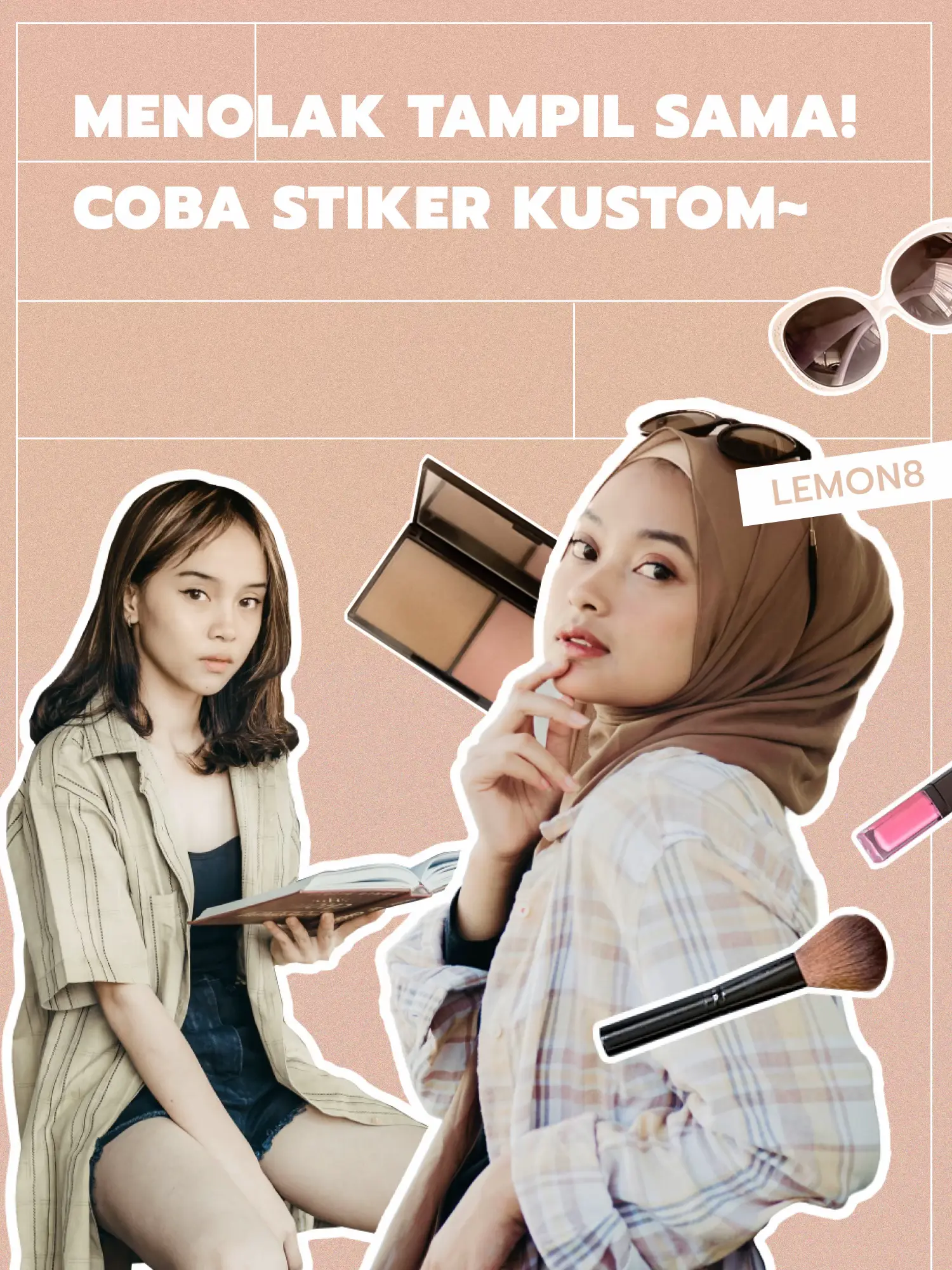 Menolak tampil sama! Coba Stiker Kustom~🍋🥰 | Galeri diposting oleh Lemon8_tutorial | Lemon8
