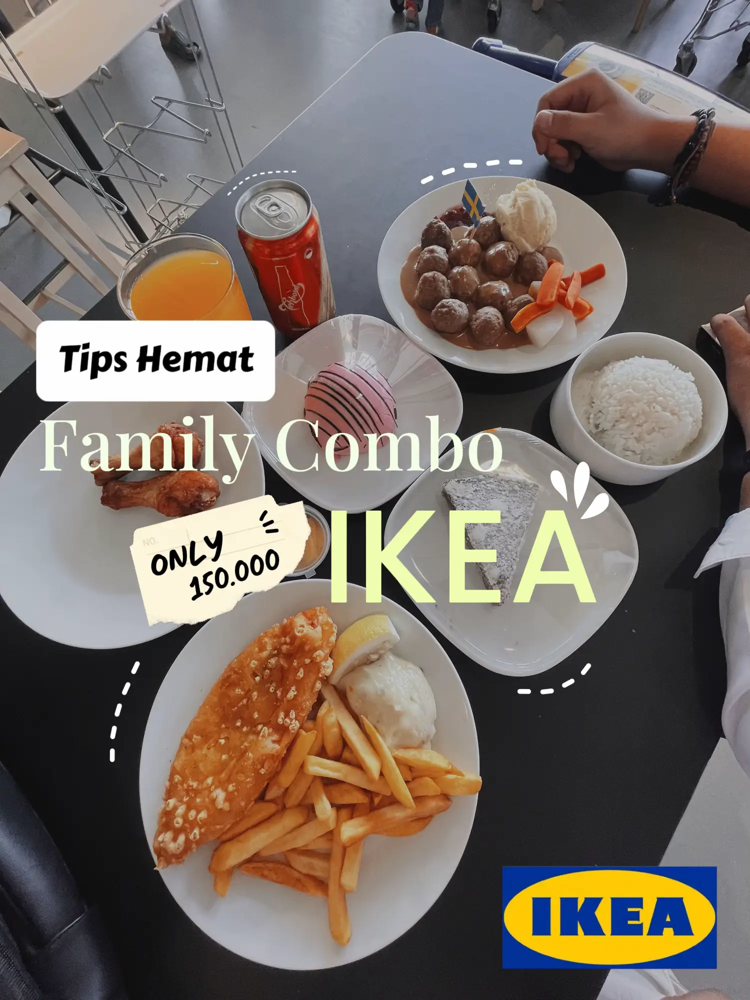 🤩ONLY 150.000, bisa makan sekeluarga di IKEA🤩 | Galeri disiarkan oleh ...