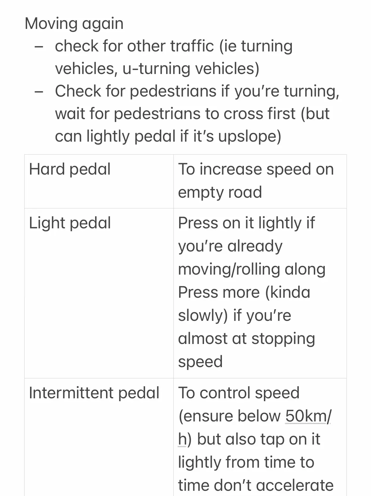 PART 2: FREE DRIVING NOTES | Gallery posted by j surviving sg | Lemon8