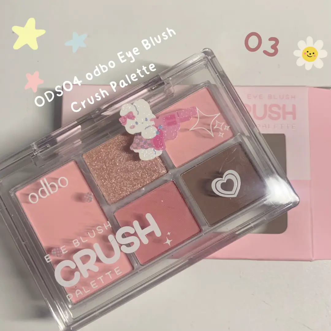 🛋️ ODS04 odbo Eye Blush Crush Palette 🎀 03 💒 | แกลเลอรีที่โพสต์โดย piscesmayya | Lemon8
