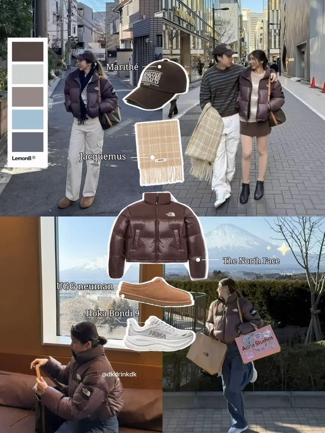 Winter Outfit Mocha Mousse เทรนสีด์น้ำตาล | แกลเลอรีที่โพสต์โดย DK | Lemon8