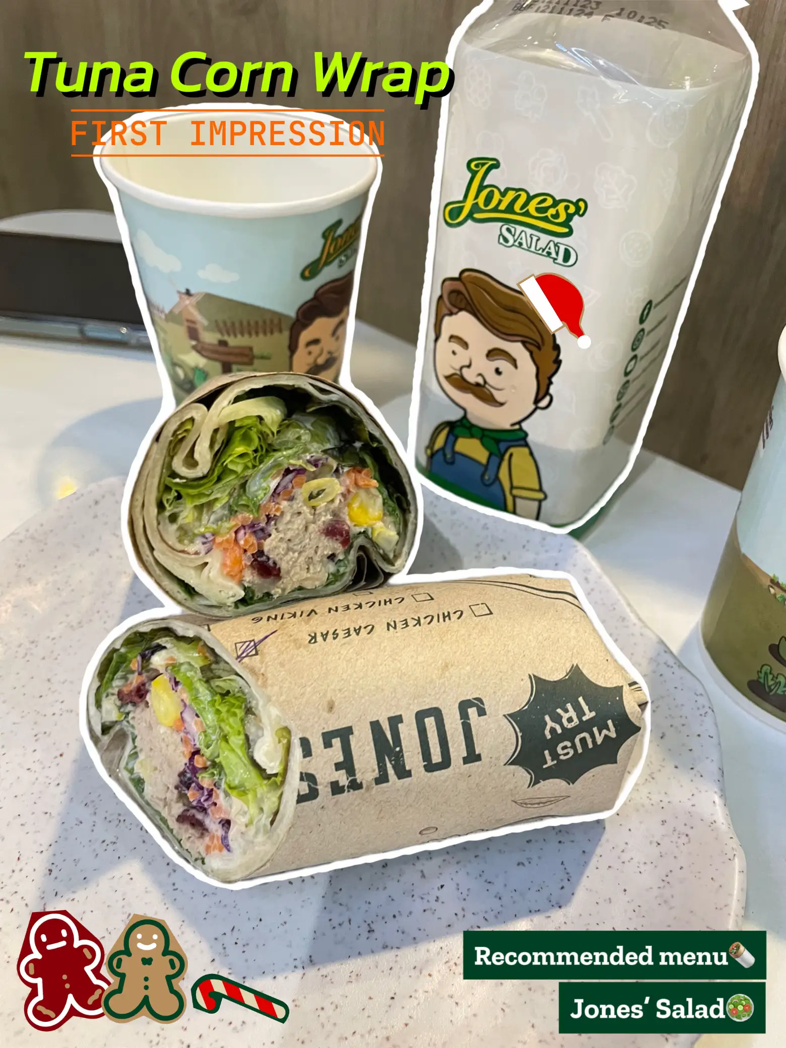 ครั้งแรกกับ Salad Wrap ของ Jones’ 🥗 | แกลเลอรีที่โพสต์โดย ...