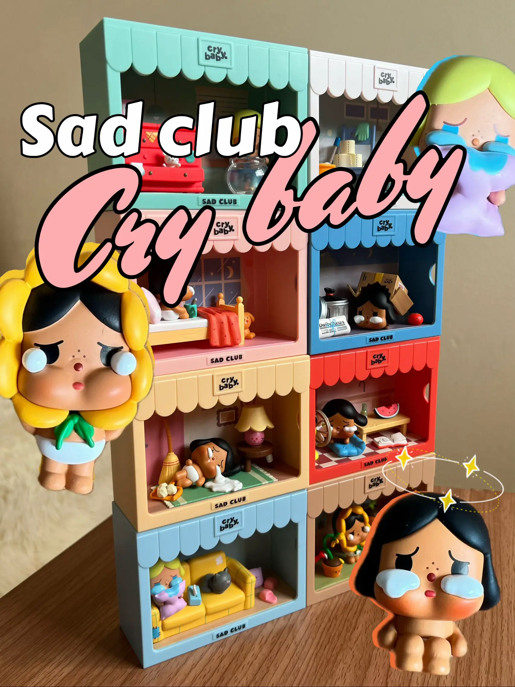 Sad club ฉบับ Cry baby น่ารักจนใจเจ็บ🥹🩵 | แกลเลอรีที่โพสต์โดย Mookmickmoo🧸 | Lemon8