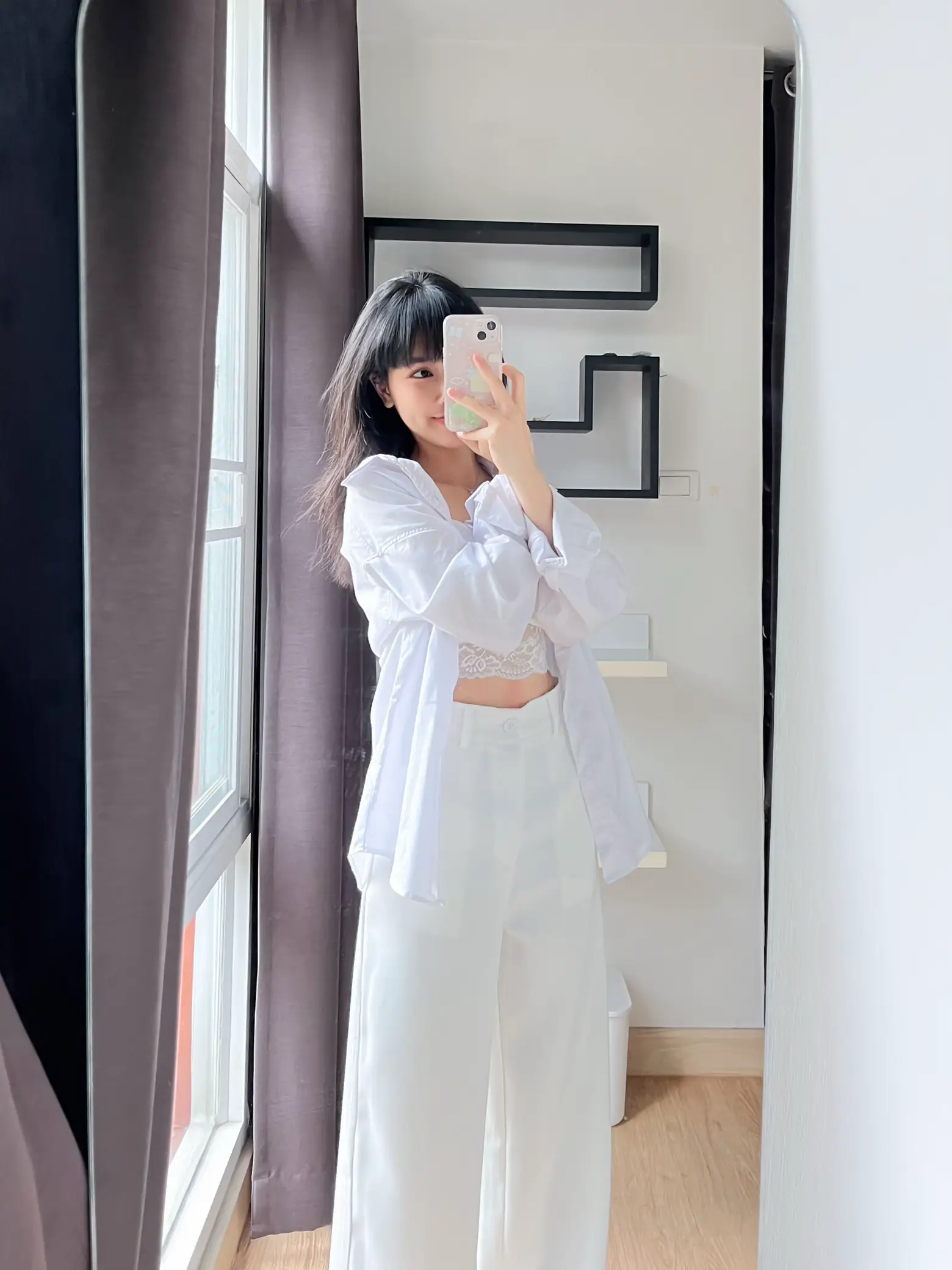 All-White Ootd☁️ฉบับสาว150ซม𓇼เซ็กซี่นิดนึงนะ~! | แกลเลอรีที่โพสต์โดย ...