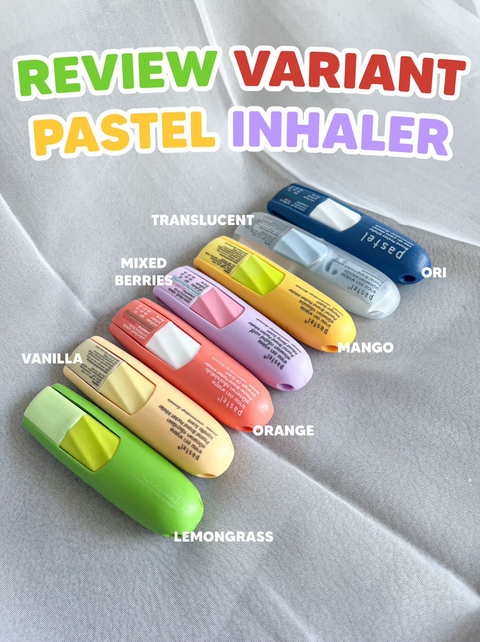 REVIEW PASTEL INHALER! Inhaler dari Thailand🇹🇭 | Galeri diposting oleh ...