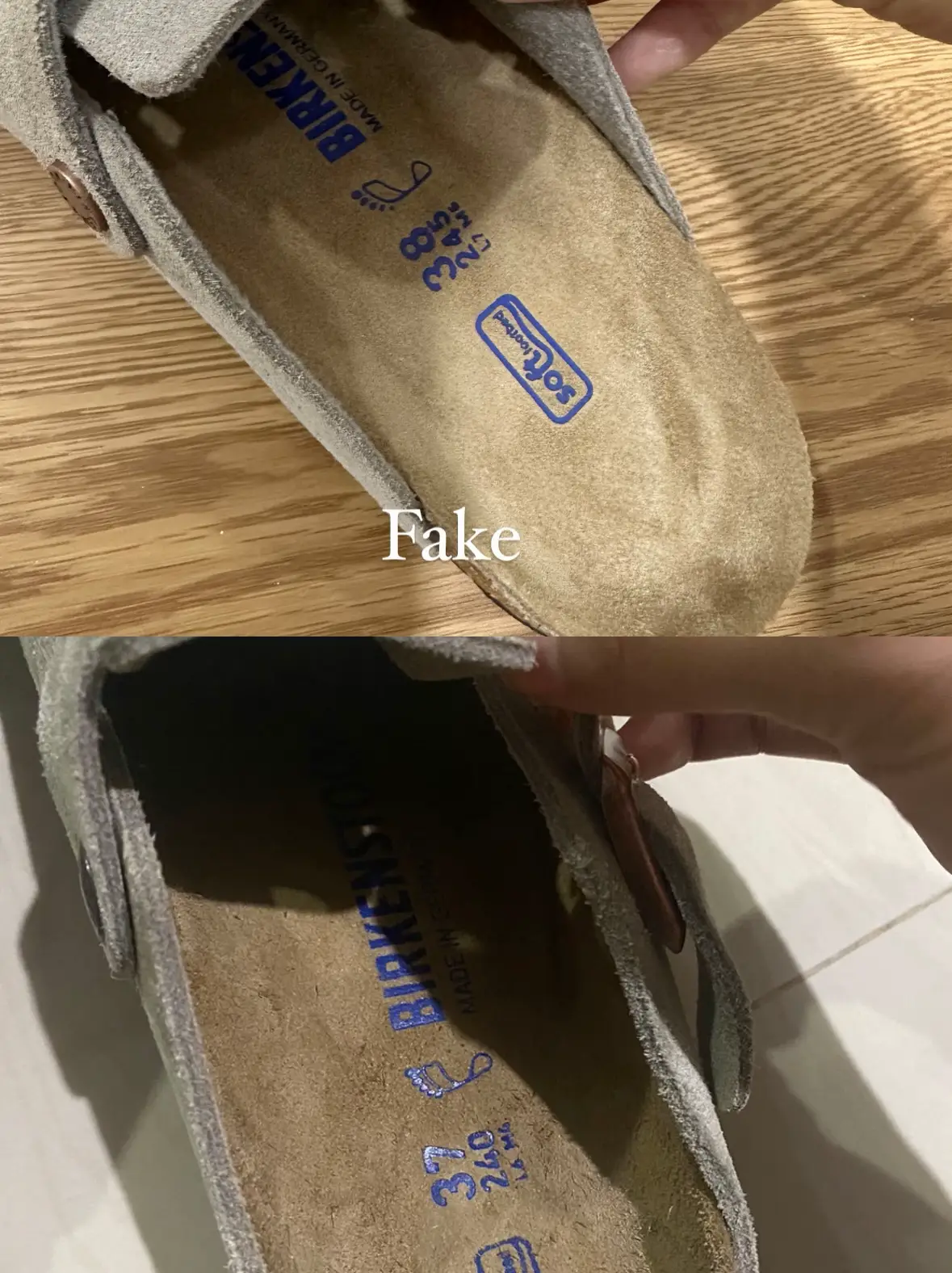 Birkenstock boston authentic-fake💸 | Gallery posted by nisachon t. 🍒 ...