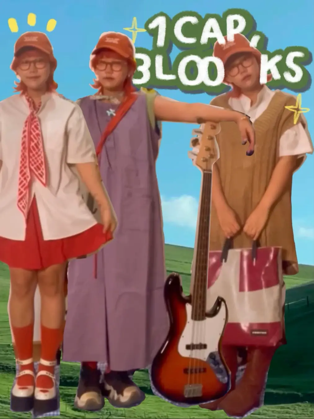 1CAP, 3 L👀LS — 3 ลุคกับหมวก CAP สุดเกร๋ 🧢🍄 | วิดีโอที่เผยแพร่โดย วิฬาร์ ...