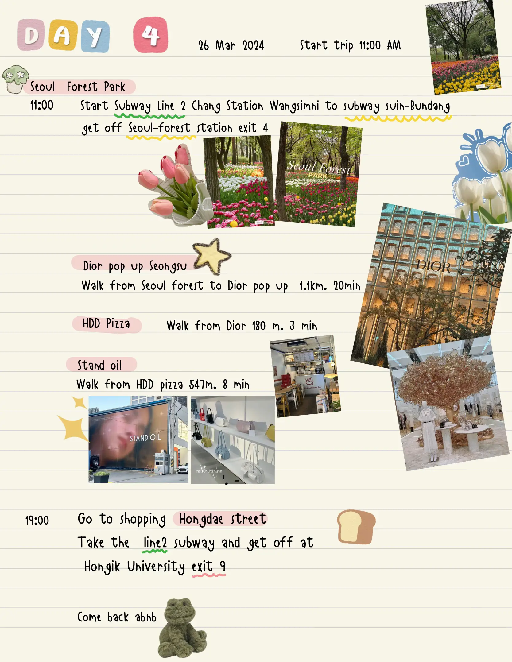 แพลนเที่ยวKorea 😍 | แกลเลอรีที่โพสต์โดย Paploy | Lemon8