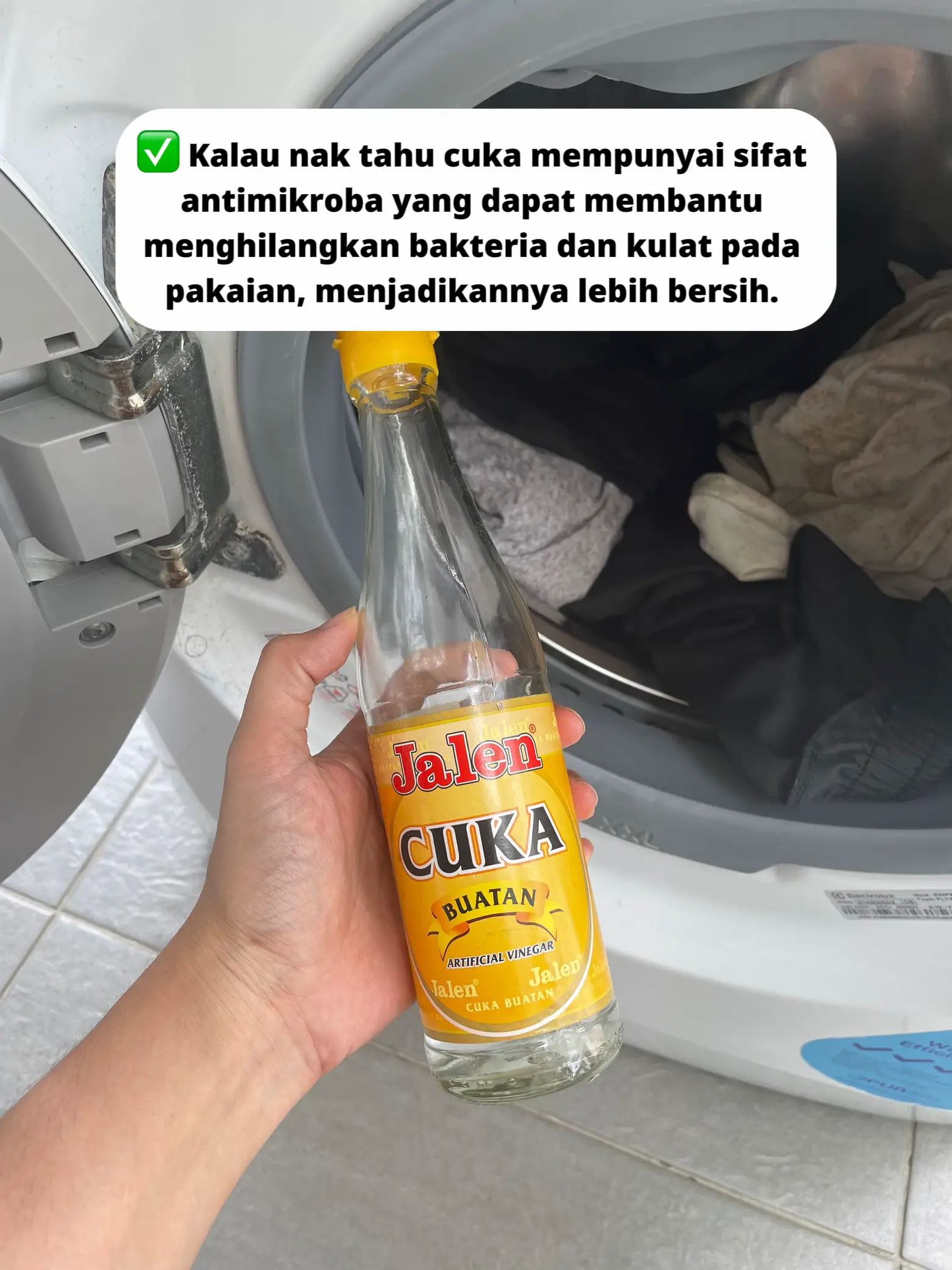 OH ! BARU TAHU INI KEBAIKAN CUKA PADA PAKAIAN ! | Galeri disiarkan oleh ...