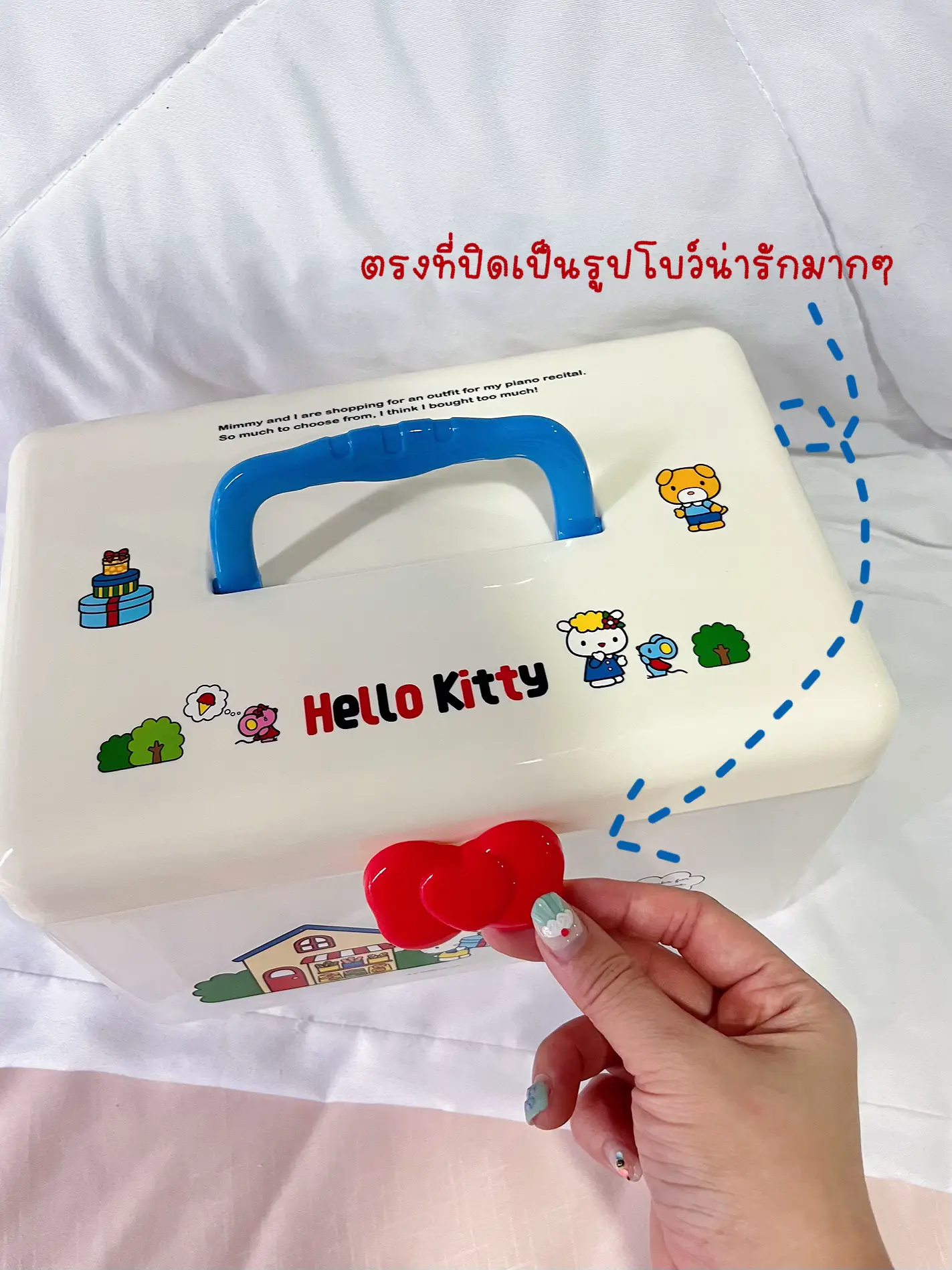 ป้ายยา Hello Kitty storage Box 🍅 | แกลเลอรีที่โพสต์โดย Mookm☻ ☻ k | Lemon8