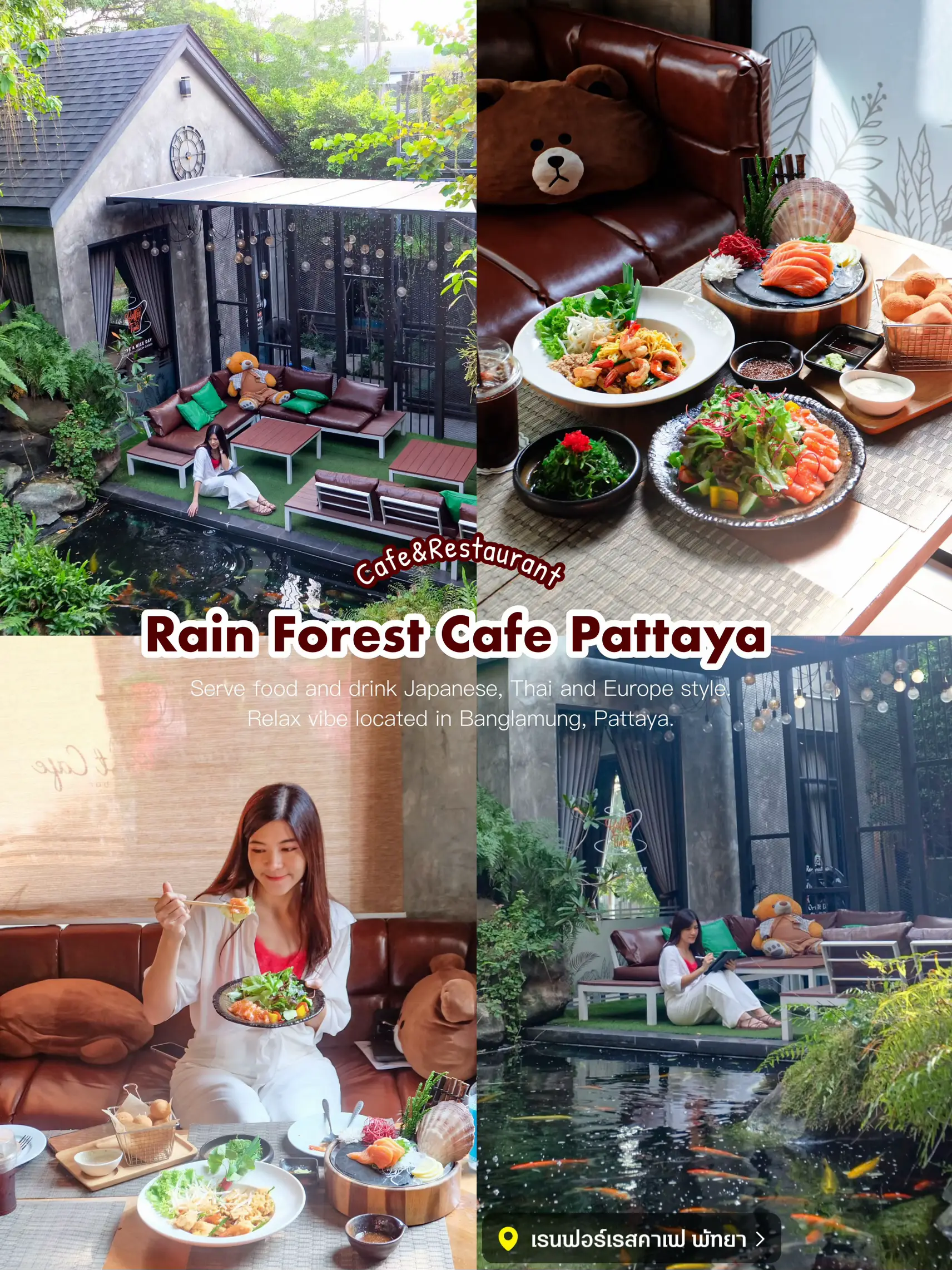 Rain Forest cafe | คาเฟ่พัทยามู๊ดดีย์ อาหารอร่อย🌿 | แกลเลอรีที่โพสต์โดย ...