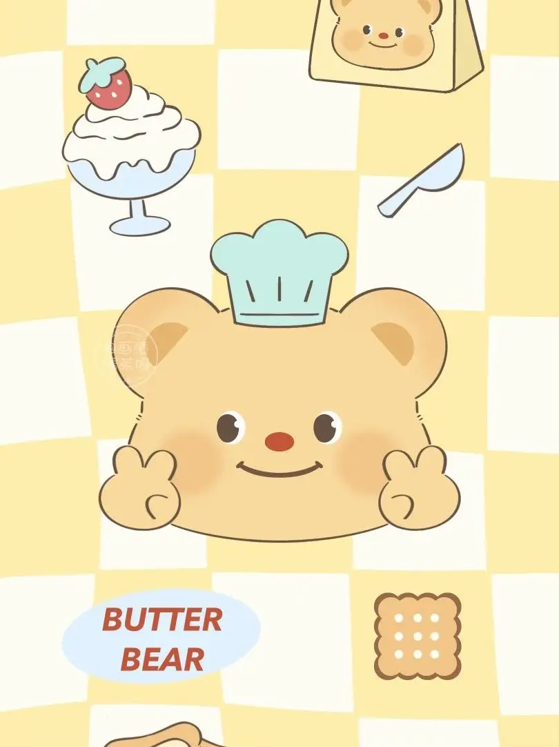 Wallpaper butterbear | แกลเลอรีที่โพสต์โดย MirinX | Lemon8