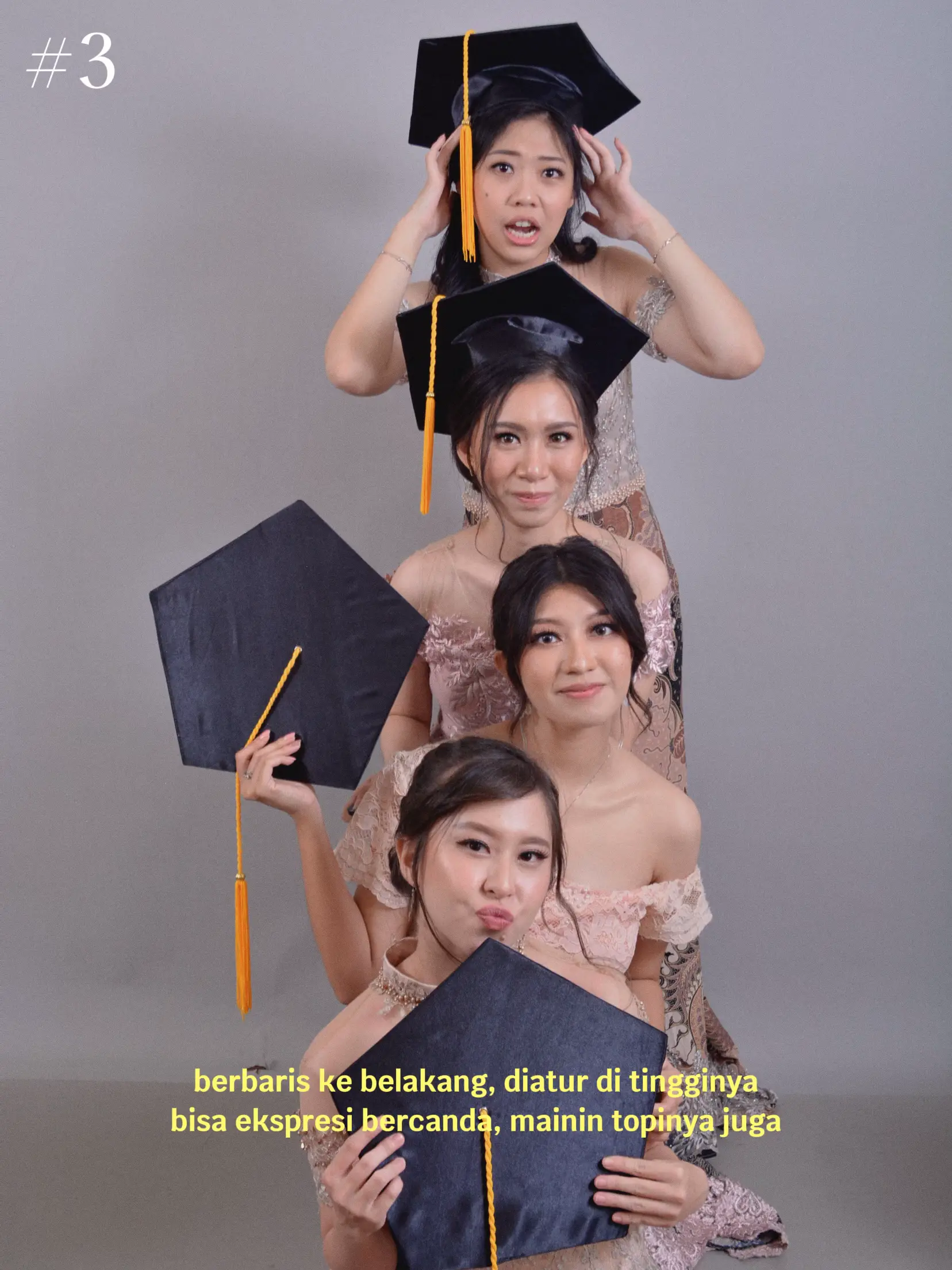 IDE FOTO WISUDA BER-4 DI SELF PHOTO STUDIO! 📸 | Galeri diposting oleh nat ⋆౨ৎ˚ | Lemon8