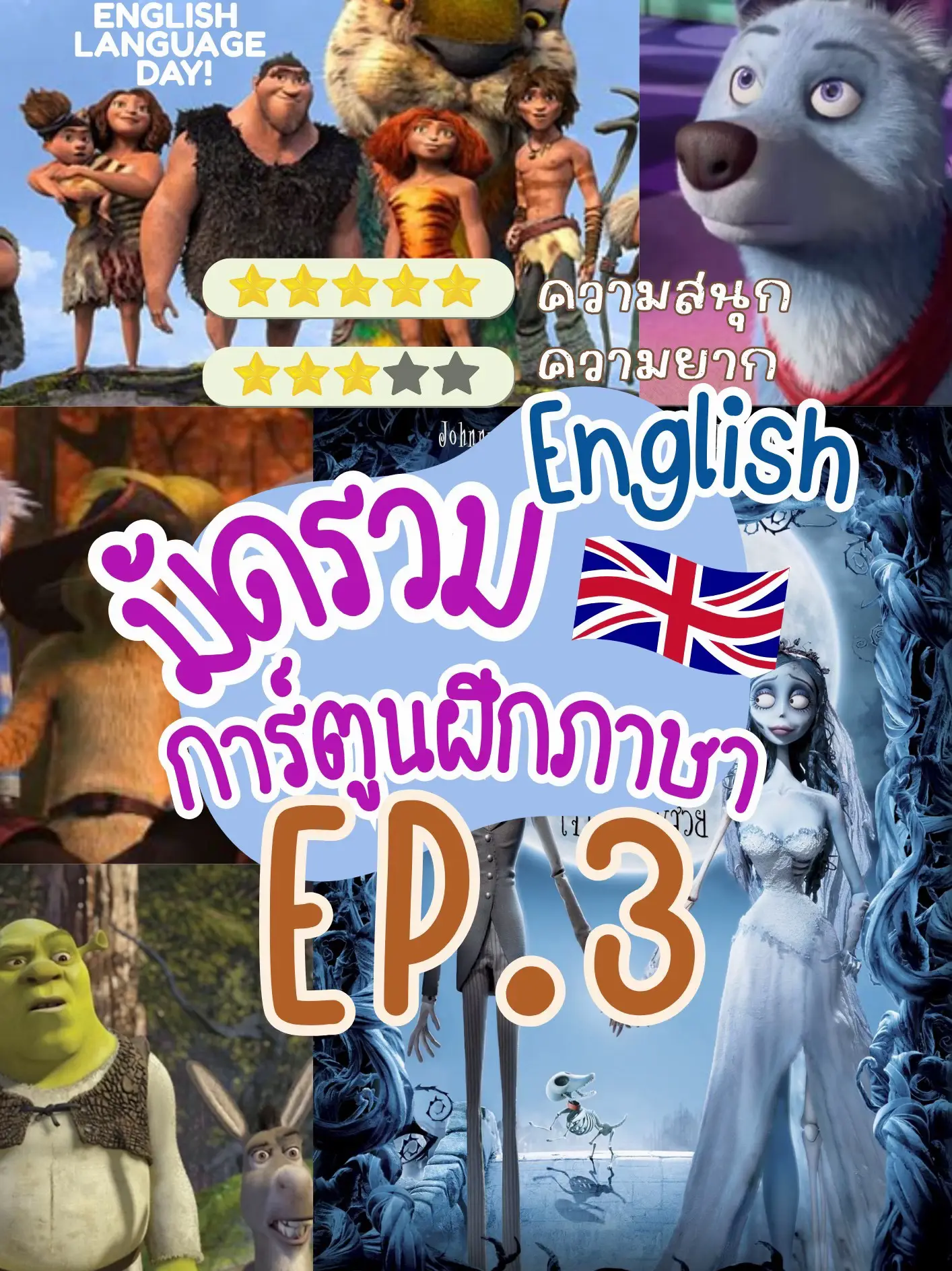 🇬🇧มัดรวมการ์ตูนฝึกภาษา EP.3📚 | แกลเลอรีที่โพสต์โดย Amphibia🐸 | Lemon8