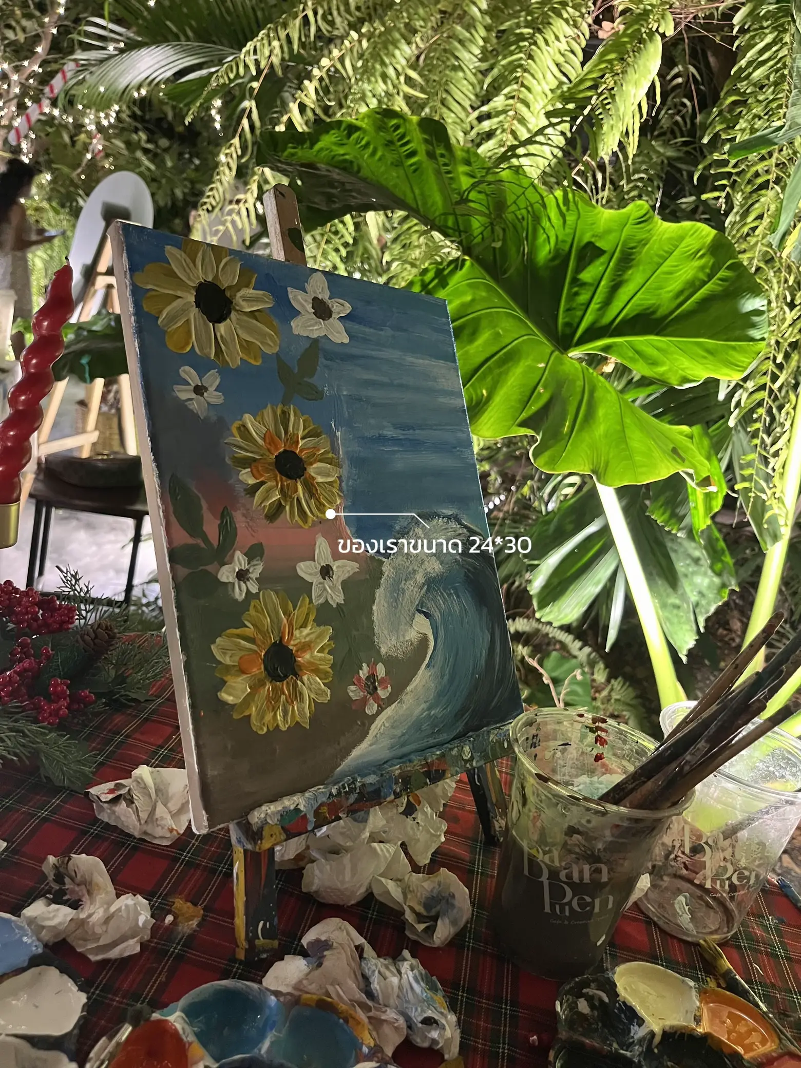 คาเฟ่วาดรูป “บ้านเพื่อน คาเฟ่” | แกลเลอรีที่โพสต์โดย mynt | Lemon8