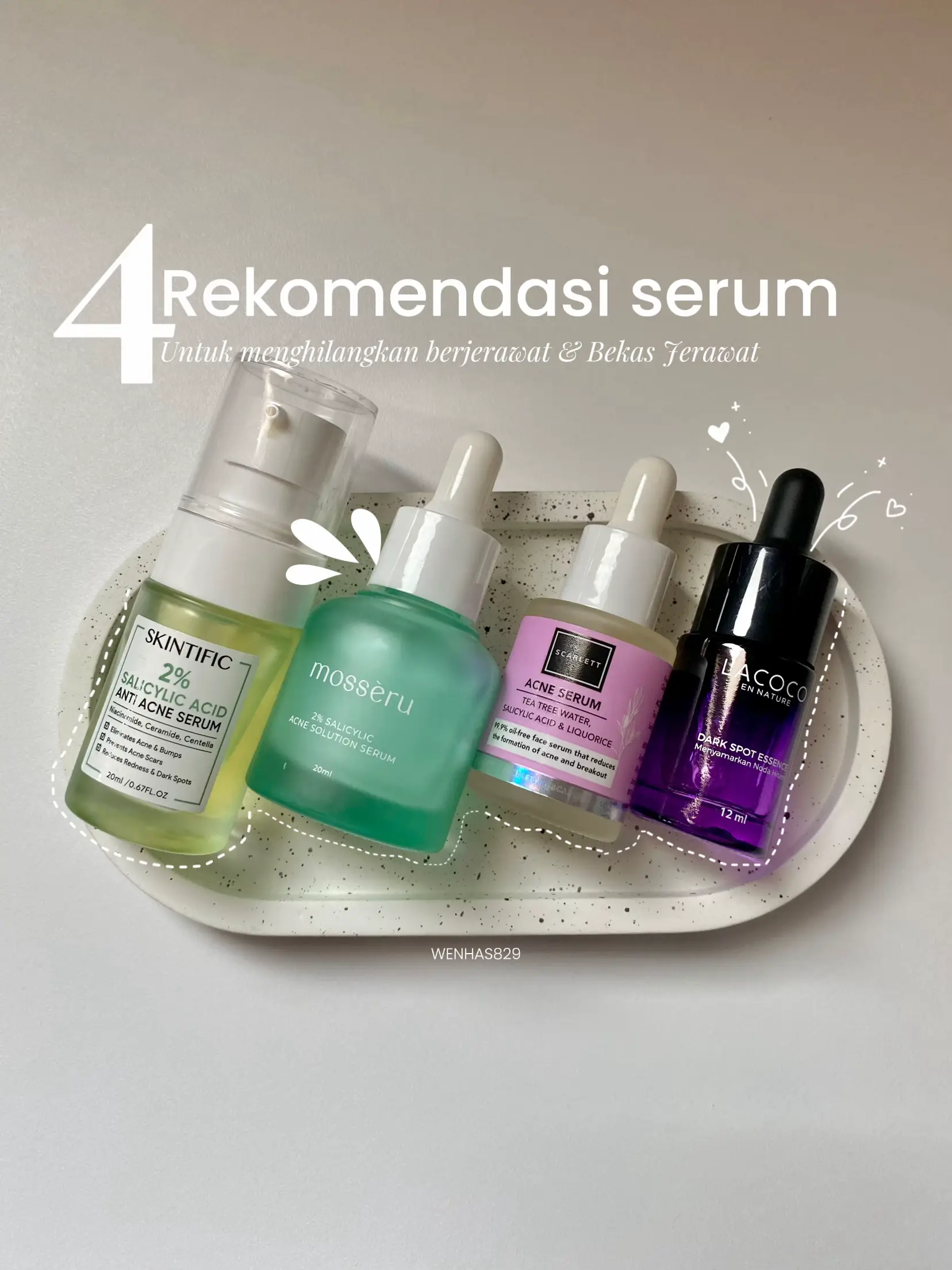 Serum Untuk menghilangkan Jerawat & Bekas Jerawat | Galeri diposting oleh 𝑤𝑒𝑛ℎ𝑎𝑠♡🪿 | Lemon8