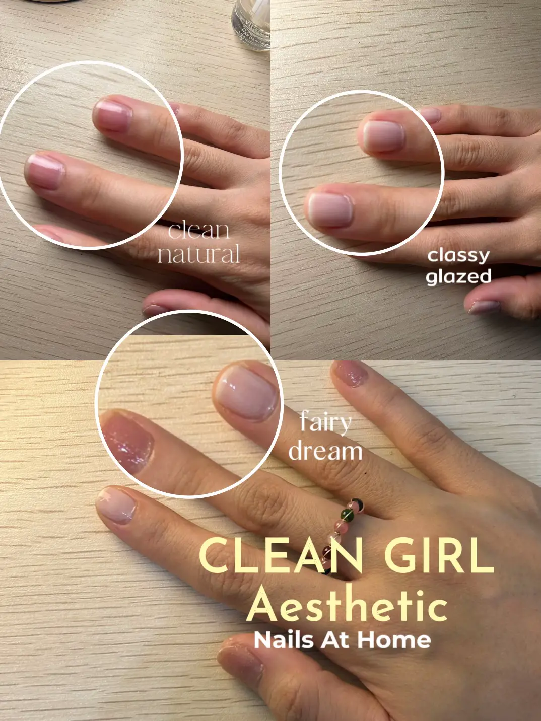 on your period? here’s clean girl nails to try 🌷 | Galeri disiarkan ...