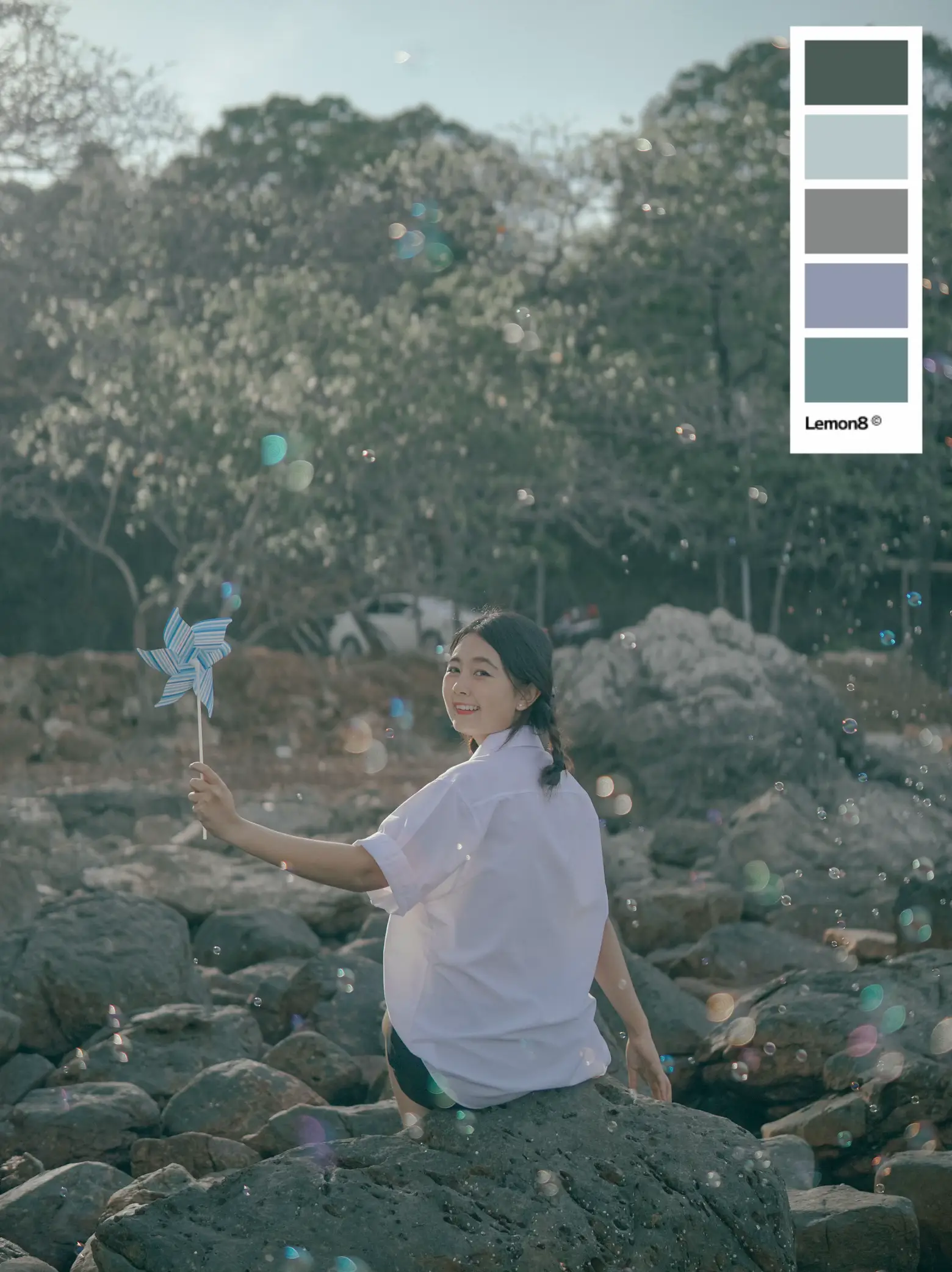 🫧 ถ่ายภาพ Ref.Mv Bubble Gum (New Jeans) 🌊 | แกลเลอรีที่โพสต์โดย Chawanlak | Lemon8